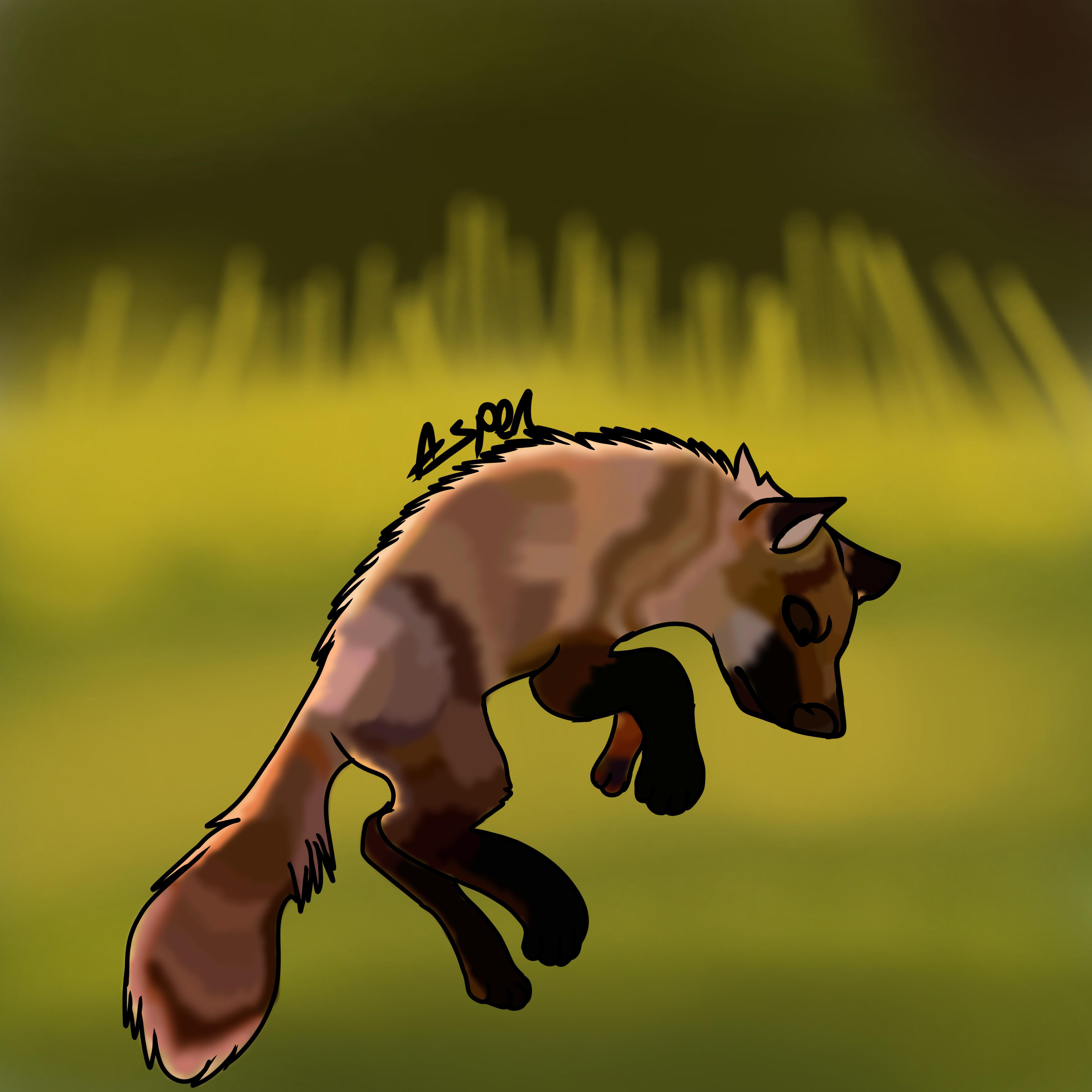 So uh...I drew another fox. | Scrolller