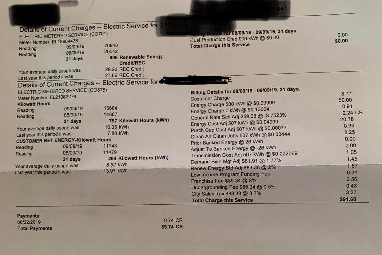 Solar bill | Scrolller