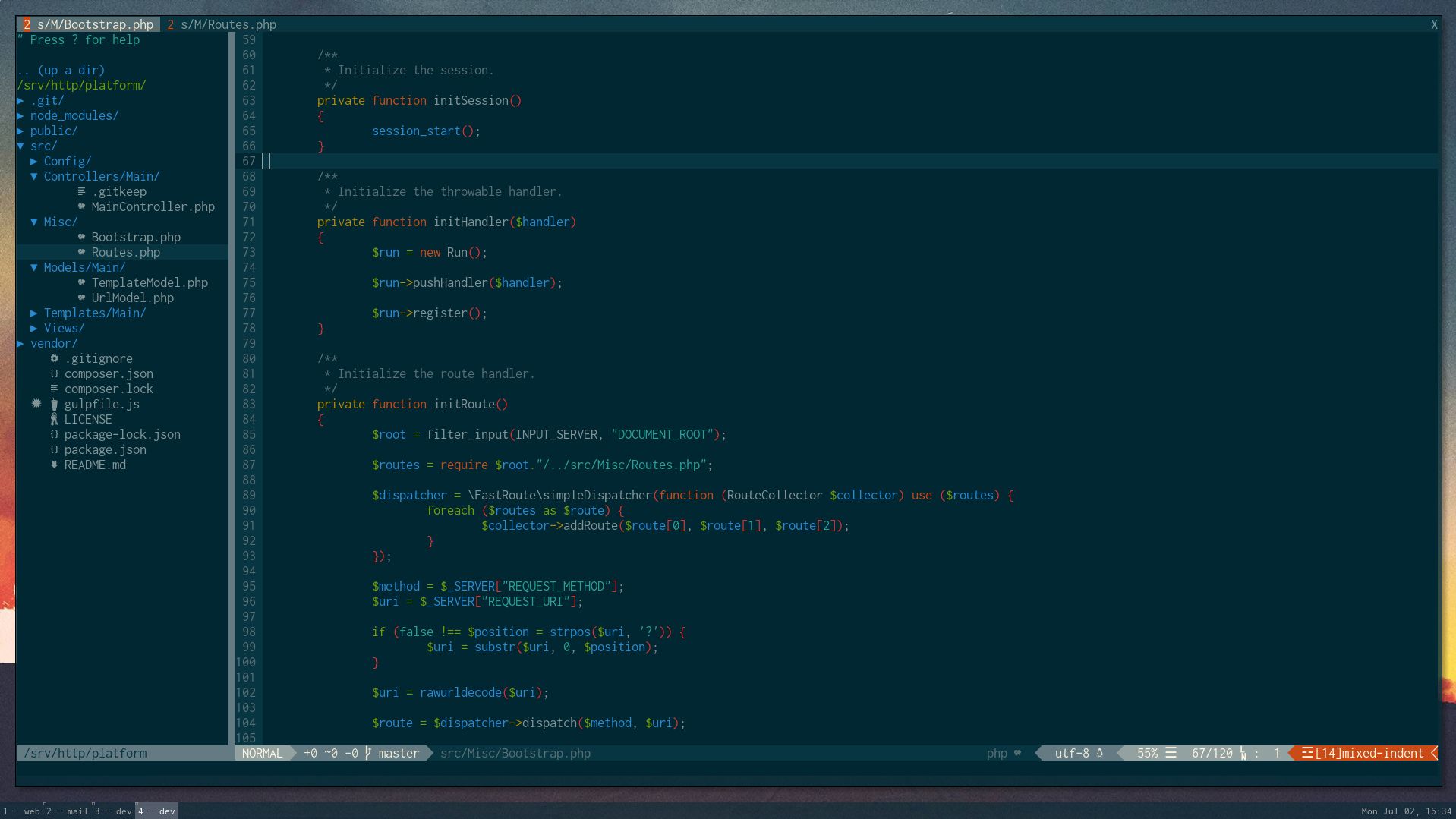 Solarized Dark for Neovim and AwesomeWM | Scrolller