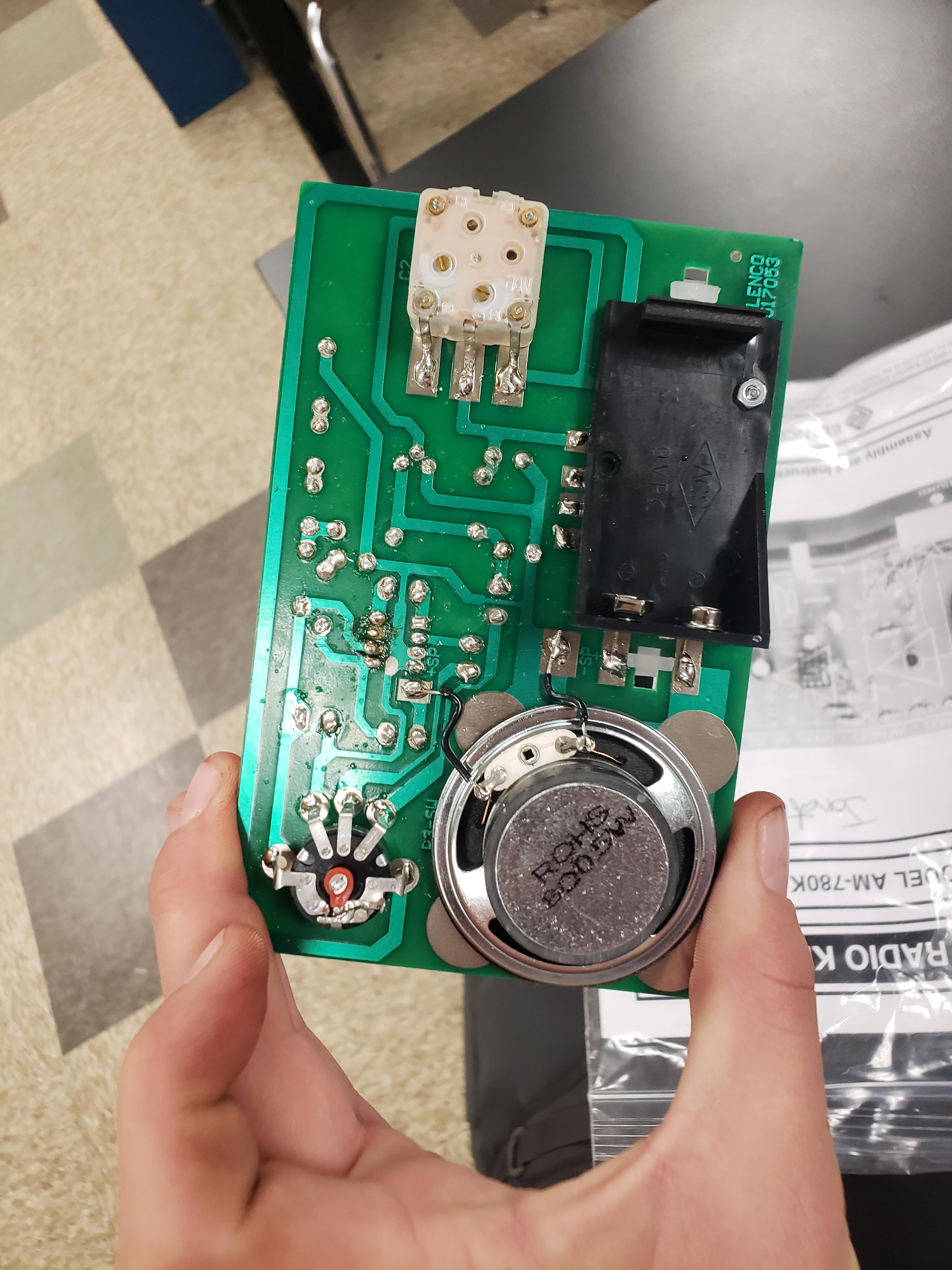 Soldered my first board | Scrolller