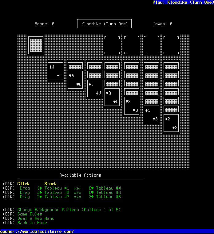 Solitaire over gopher | Scrolller