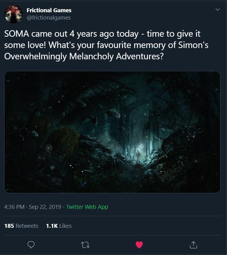 SOMA actually stands for Simon's Overwhelmingly Melancholy Adventures. Unless it was a joke ...