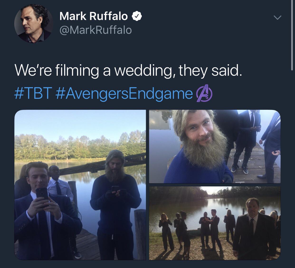 Some behind the scenes images of Endgame! | Scrolller