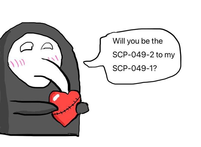 some cute(?) SCP-049 art I made | Scrolller