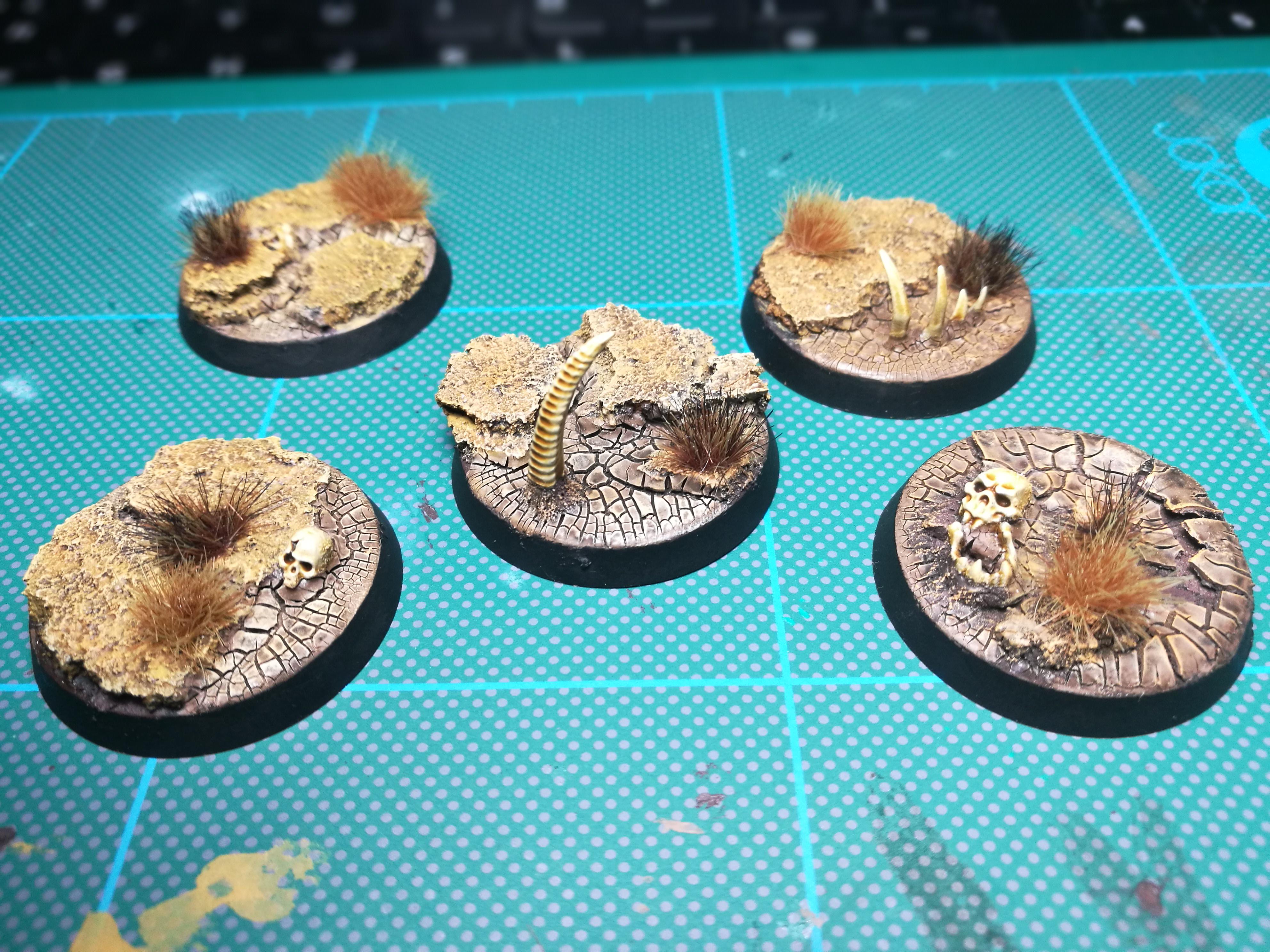 Some Desert/ Badland style bases I just finished for my Salamanders. | Scrolller