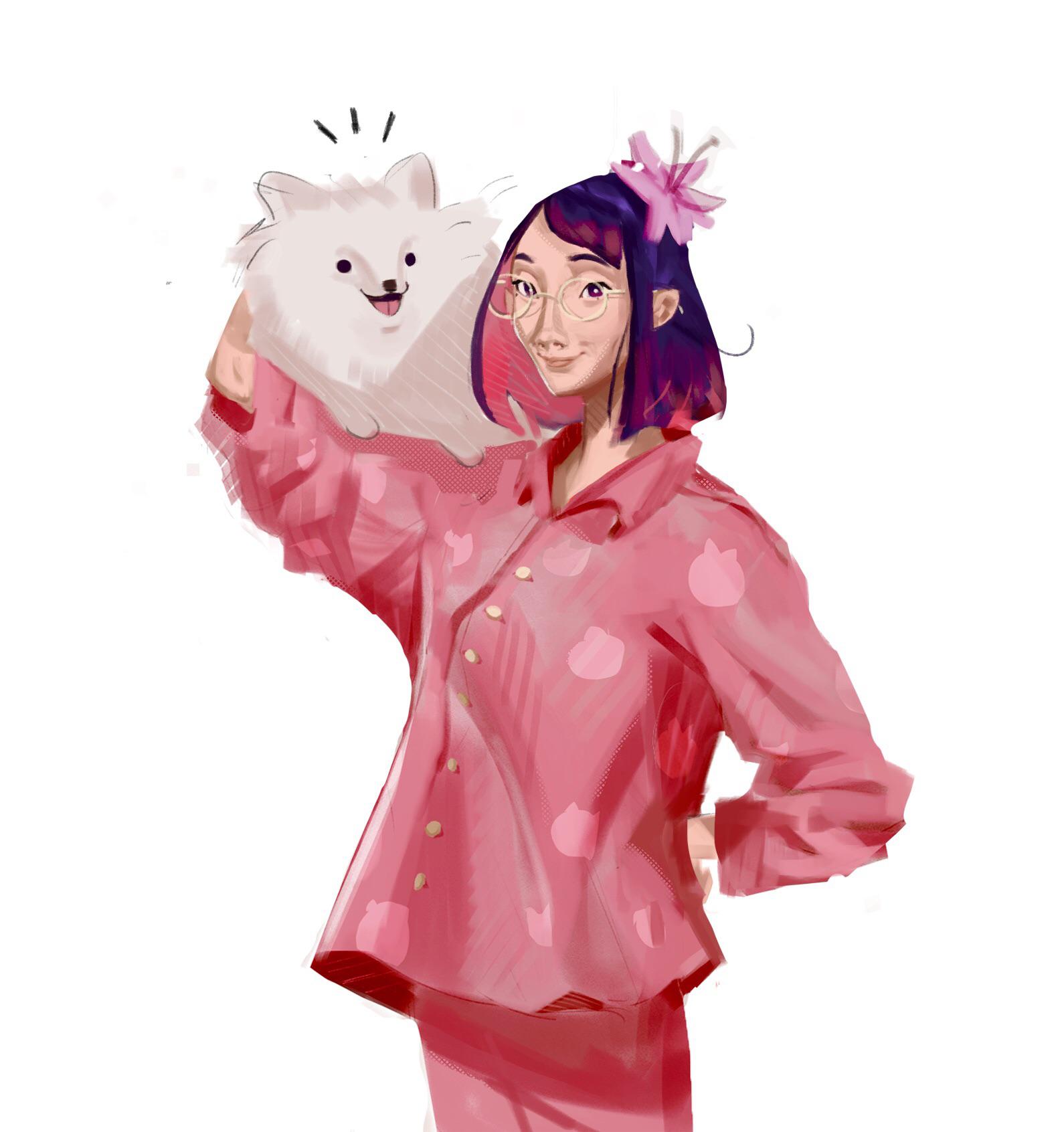 some fanart of lily and temmie | Scrolller