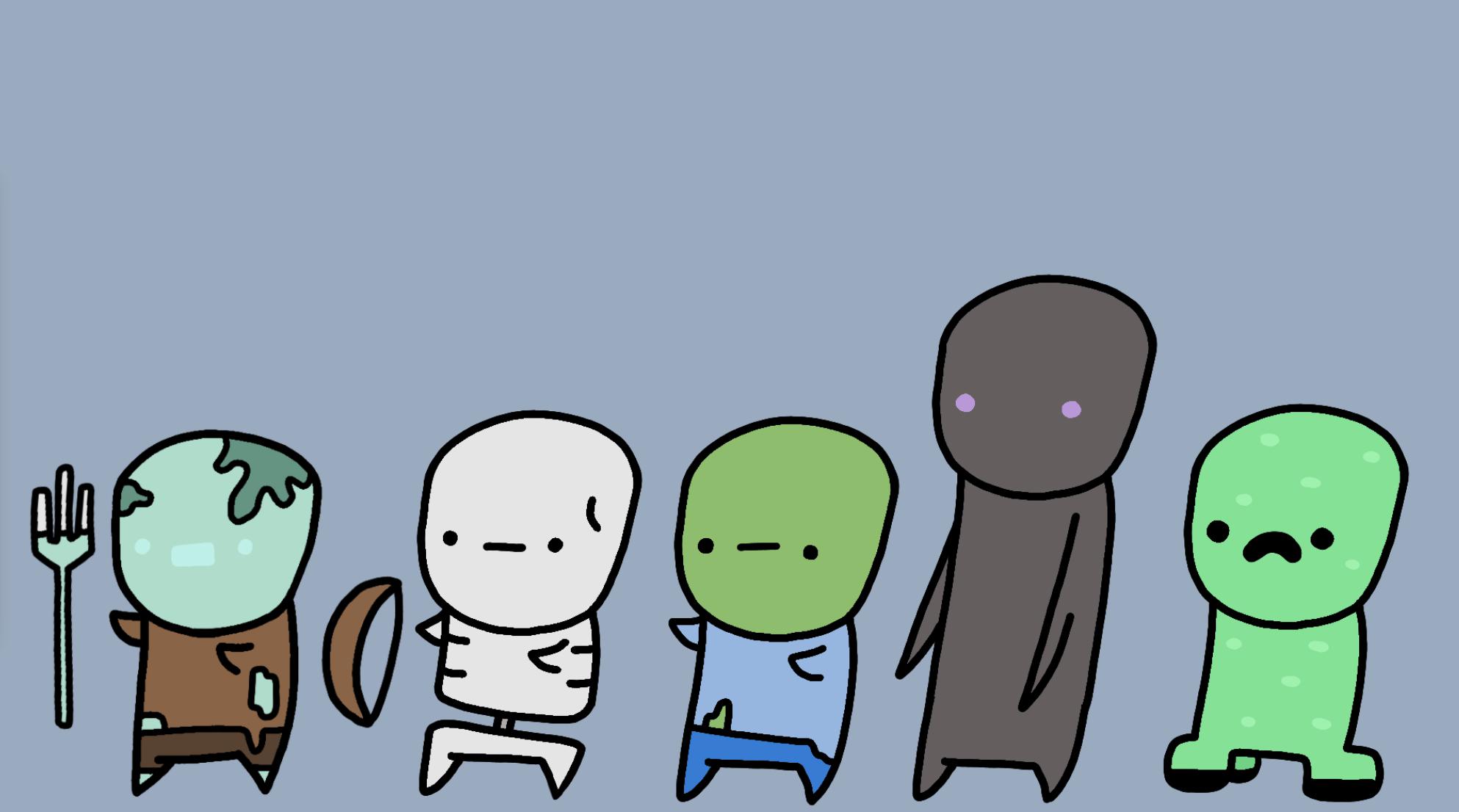 Some mob designs for my animations | Scrolller