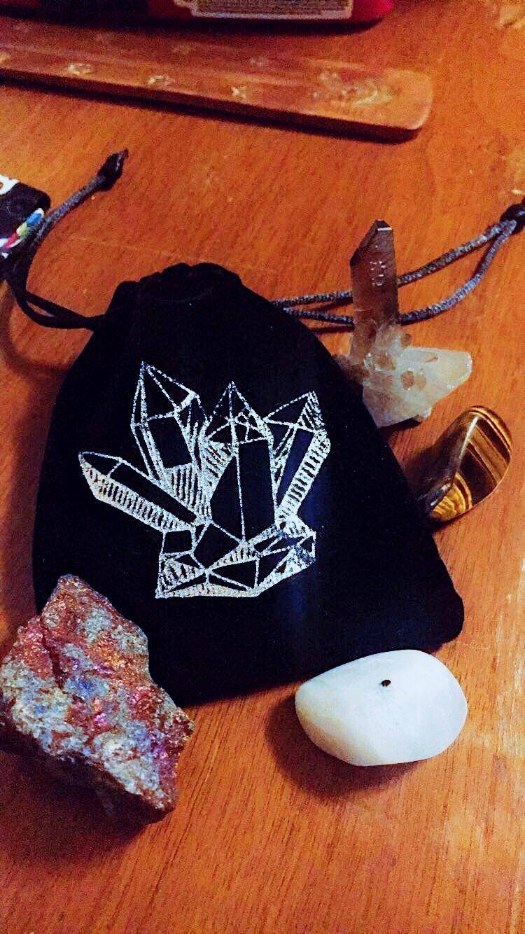 some of my favorite grounding stones recently! peacock ore, moonstone, tigers eye, and smoky ...