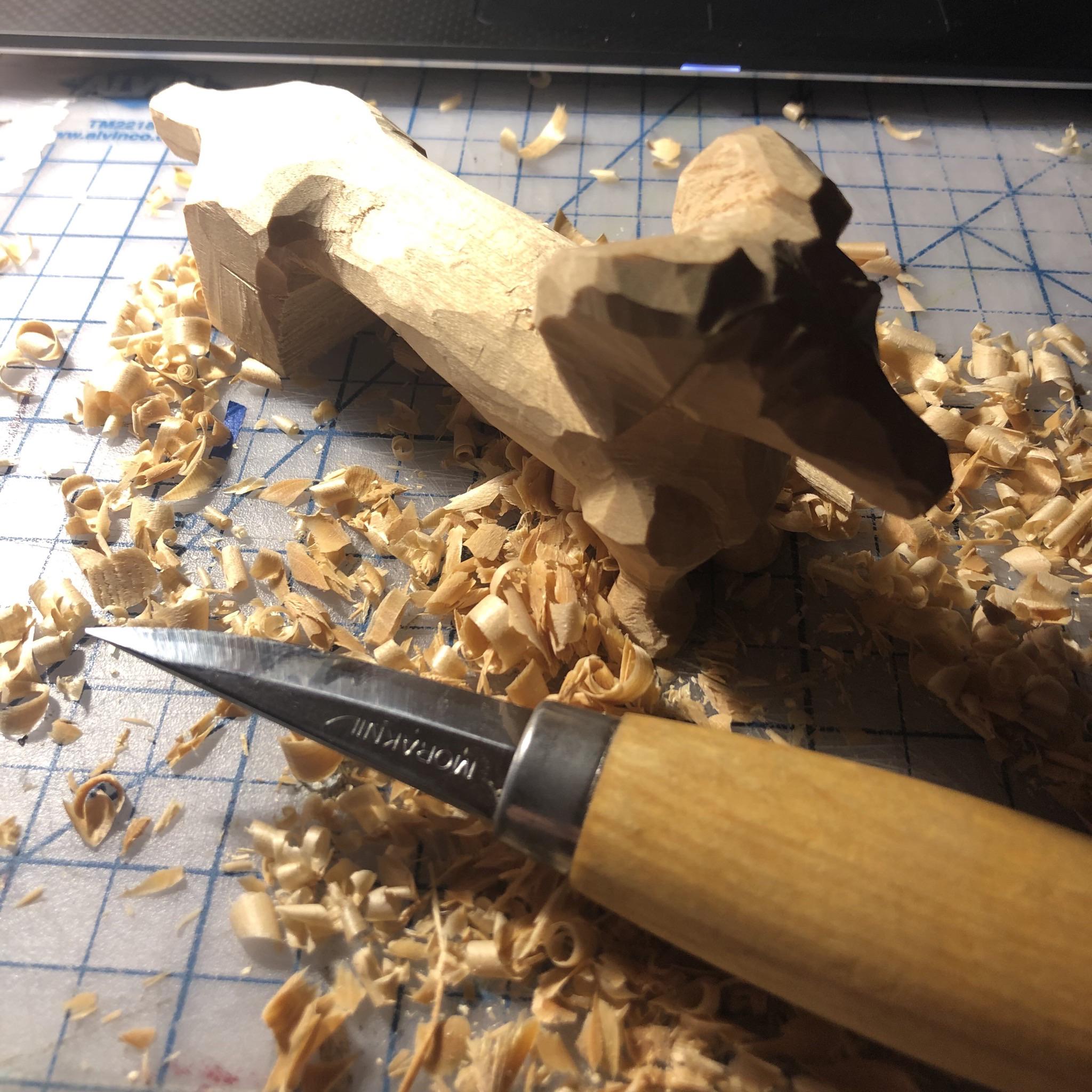 Some progress on the carving | Scrolller