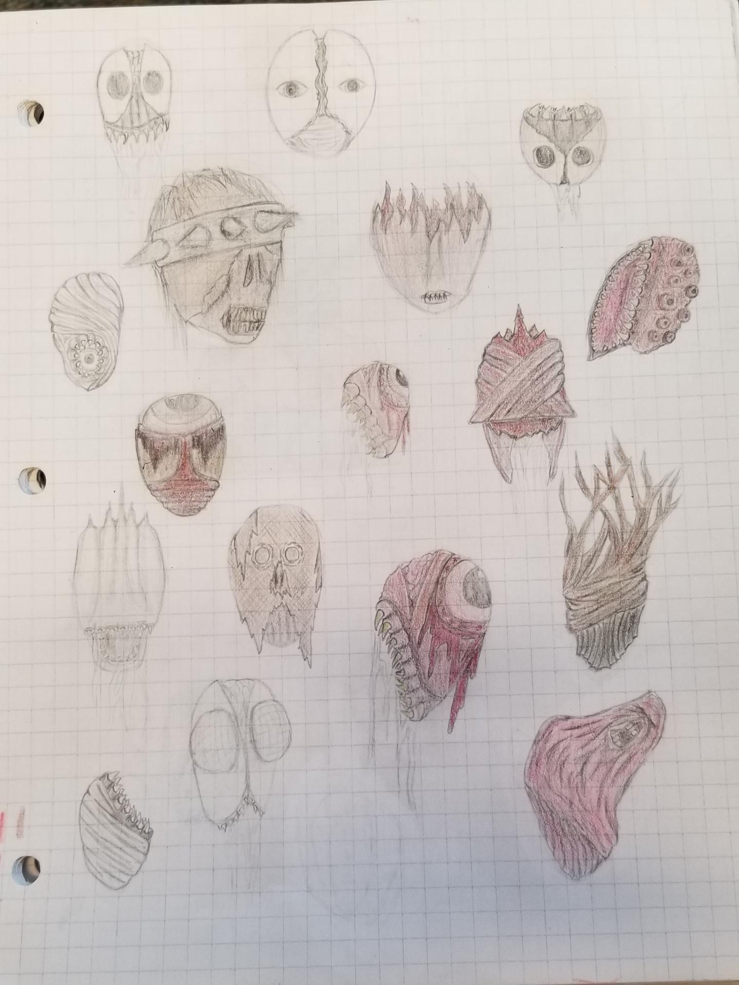 Some sketches I had done over the school year | Scrolller