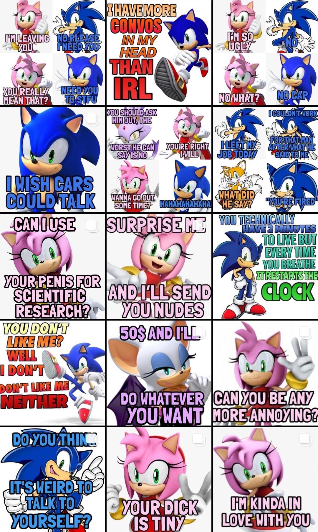 Some sonic cringe | Scrolller