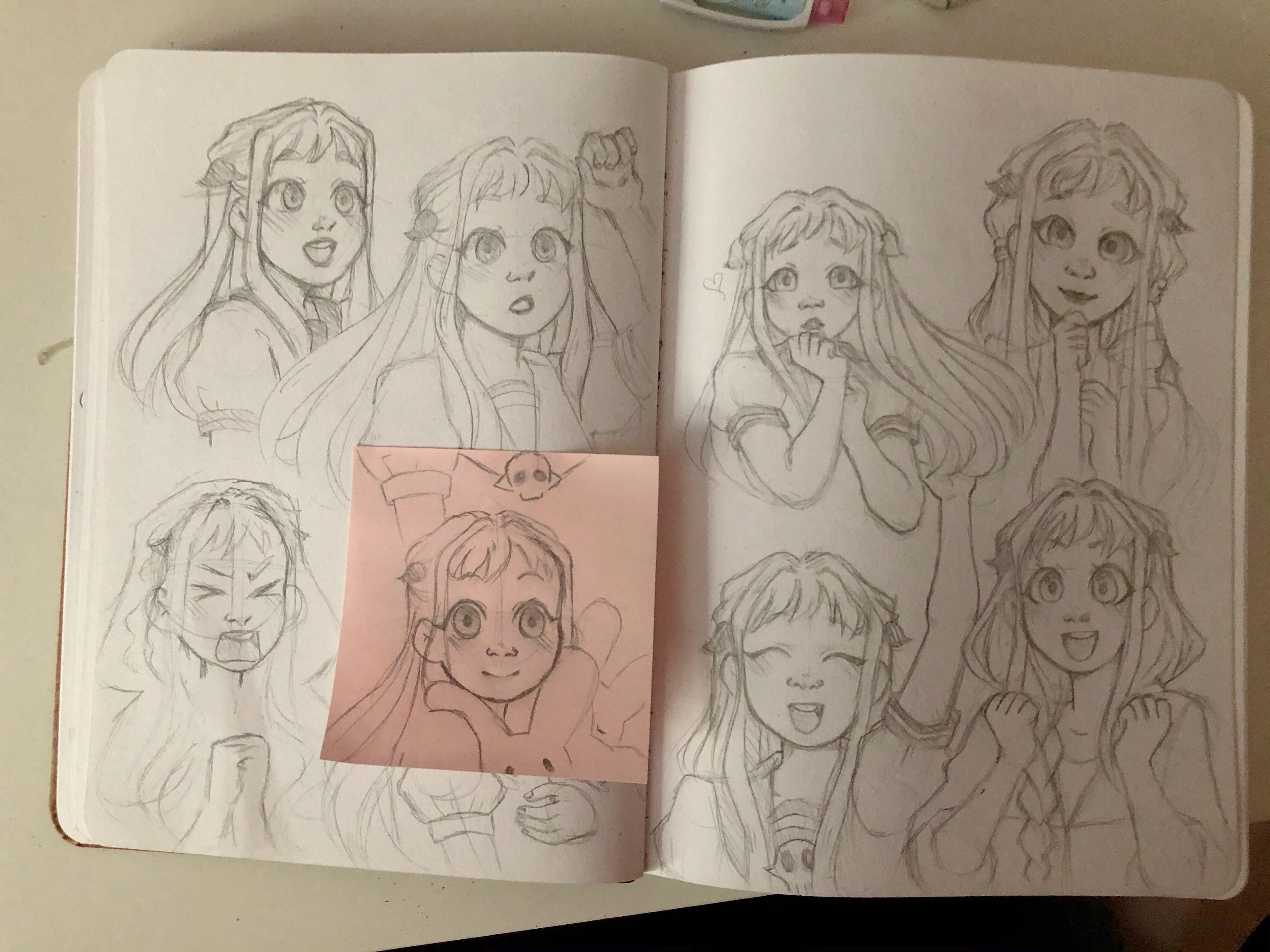 Some yashiro doodles I made | Scrolller