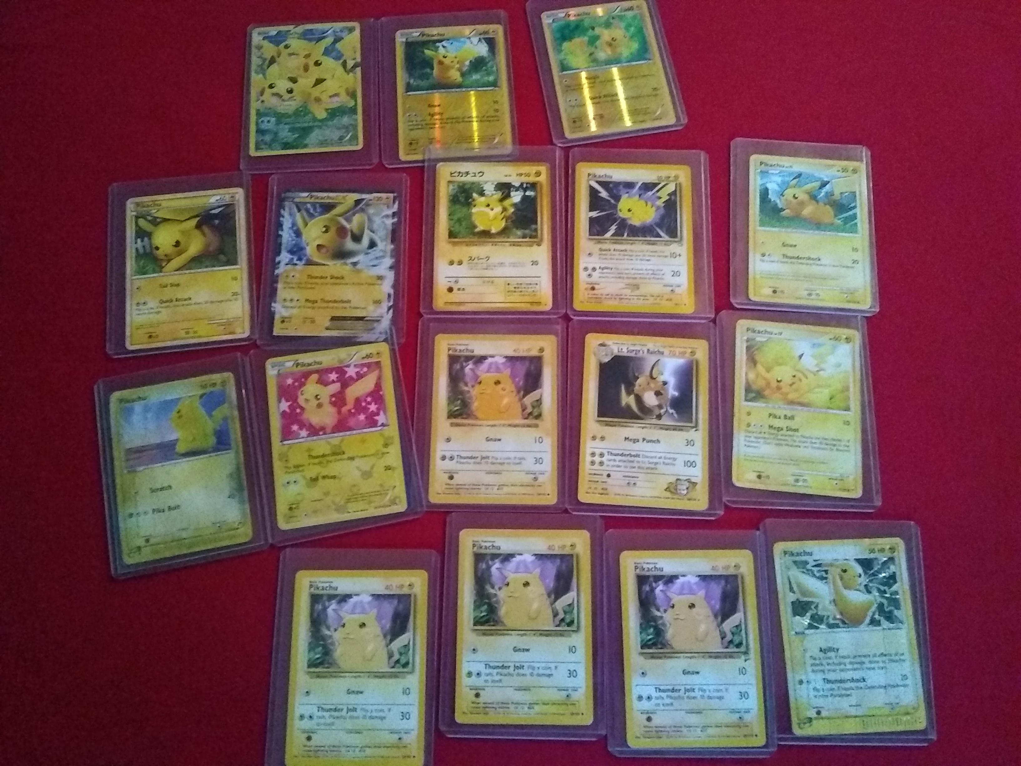 Someone please help me with my Pikachu collection are there any here ...