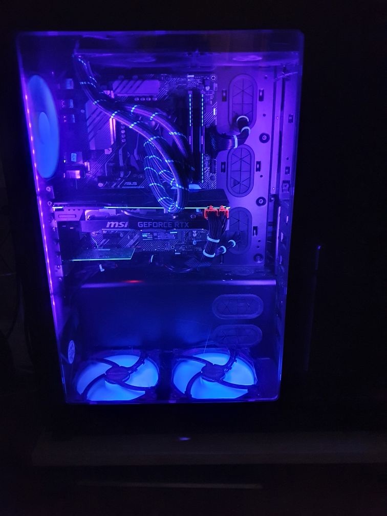 Something a bit different. Managed with white zip ties and blacklight | Scrolller