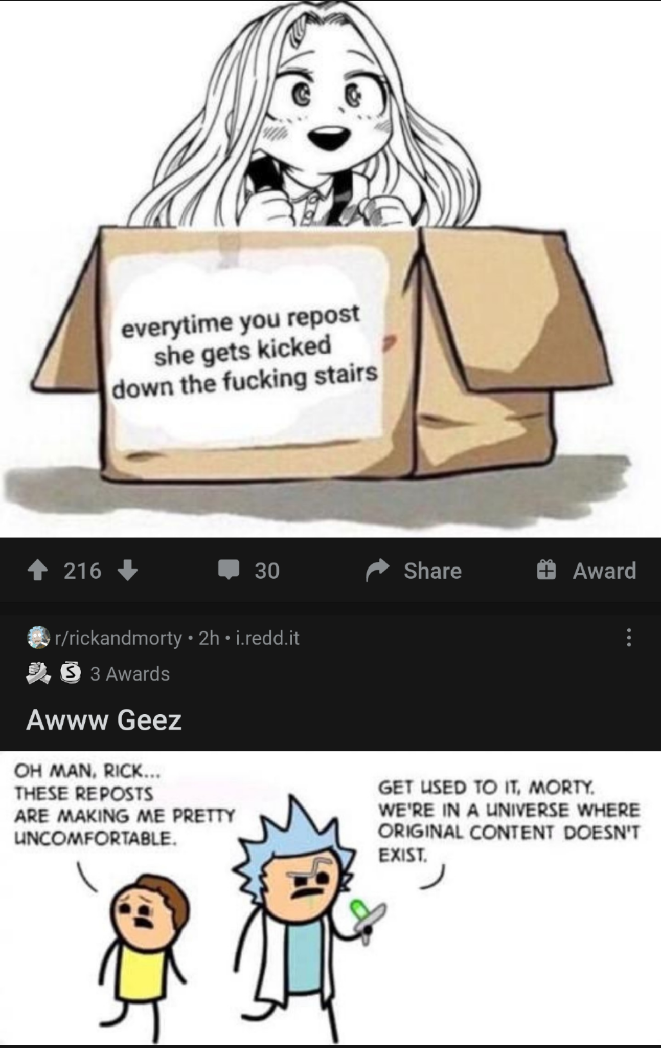 Something something repost | Scrolller