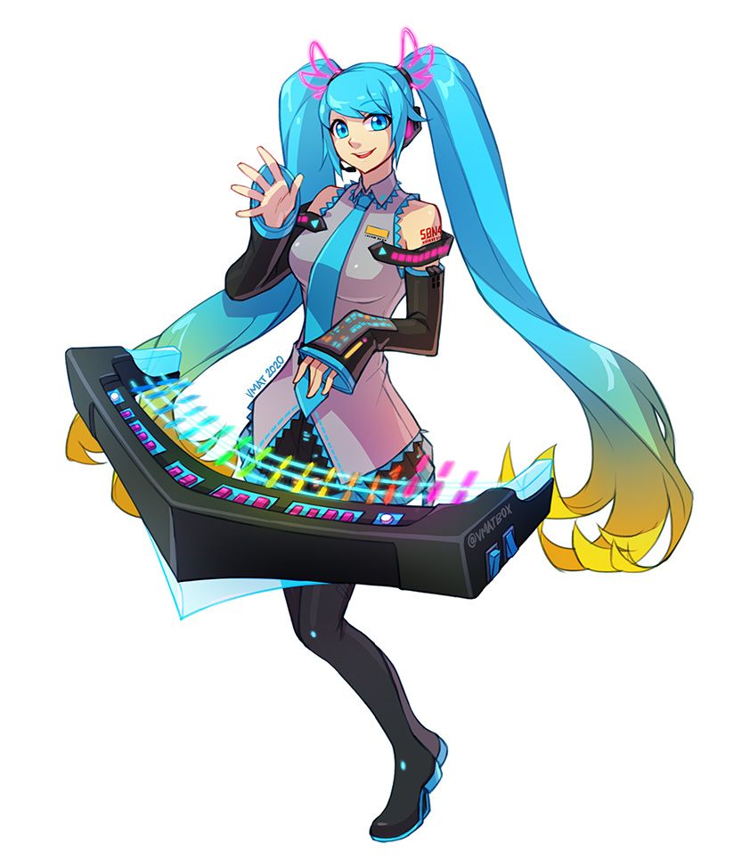 Sona as Hatsune Miku, by Vmatbox | Scrolller