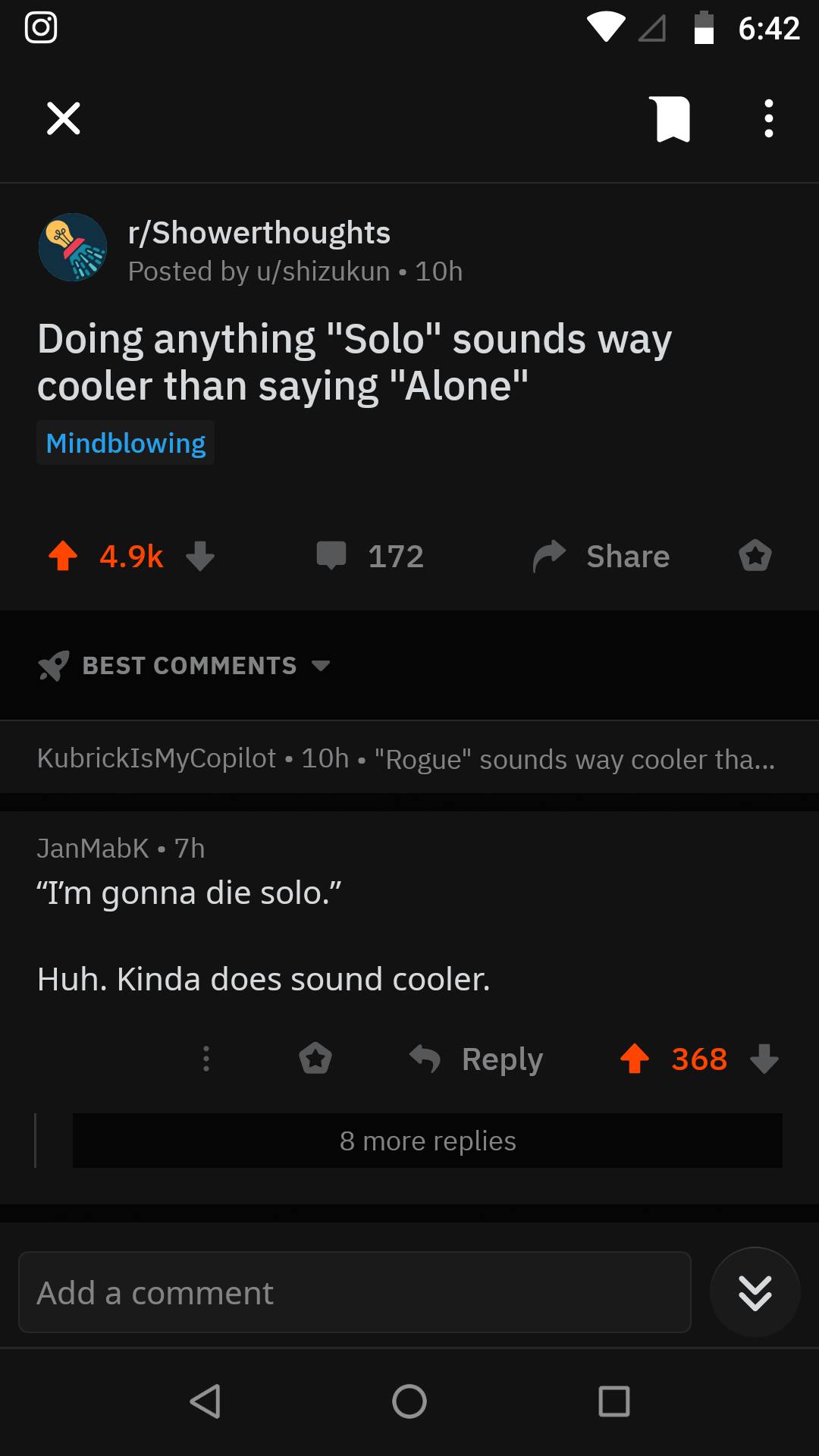 Sounds way cooler | Scrolller