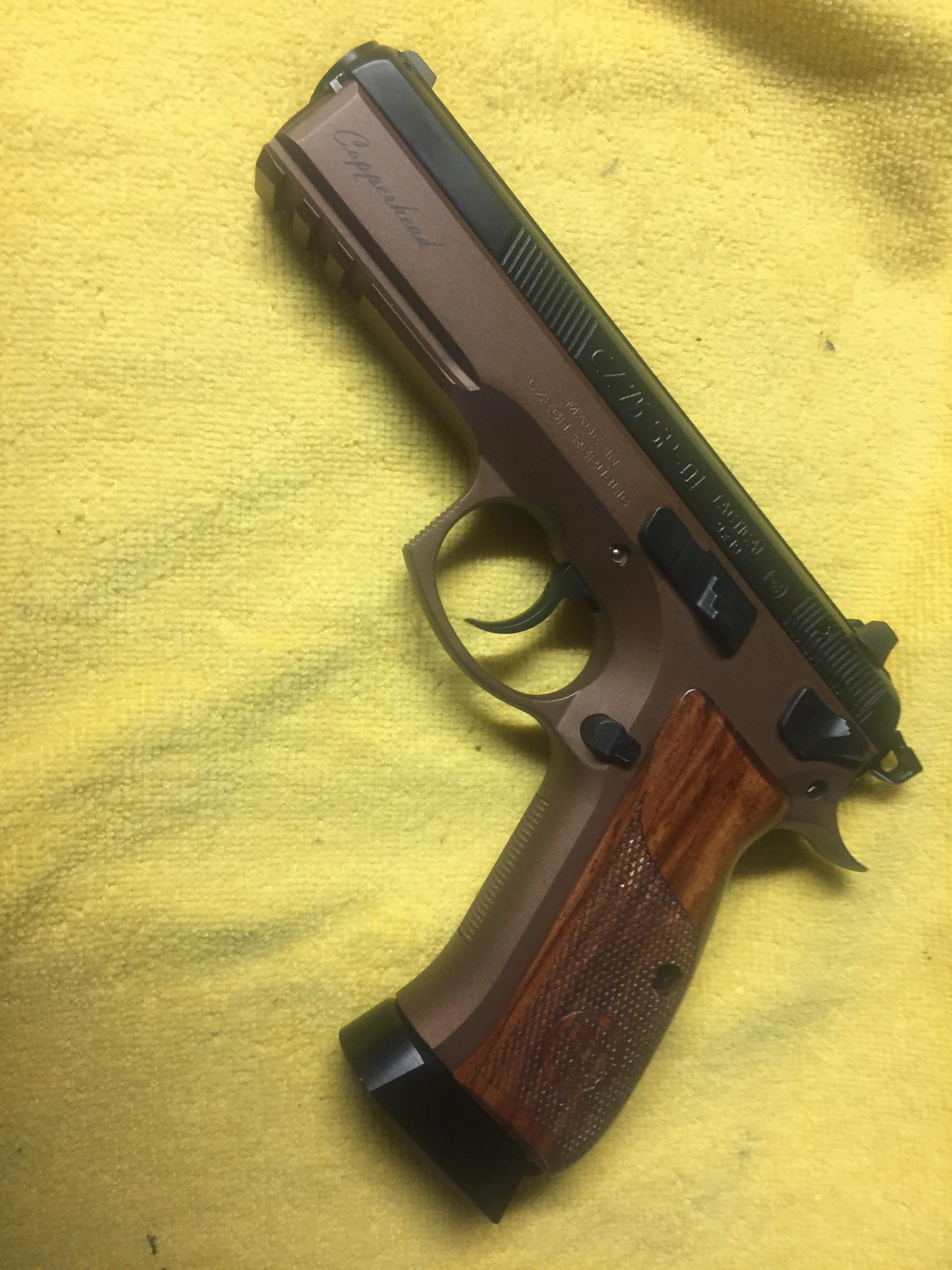 SP-01 Copperhead shoots like a dream. Trigger work by Cajun Gun Works. | Scrolller