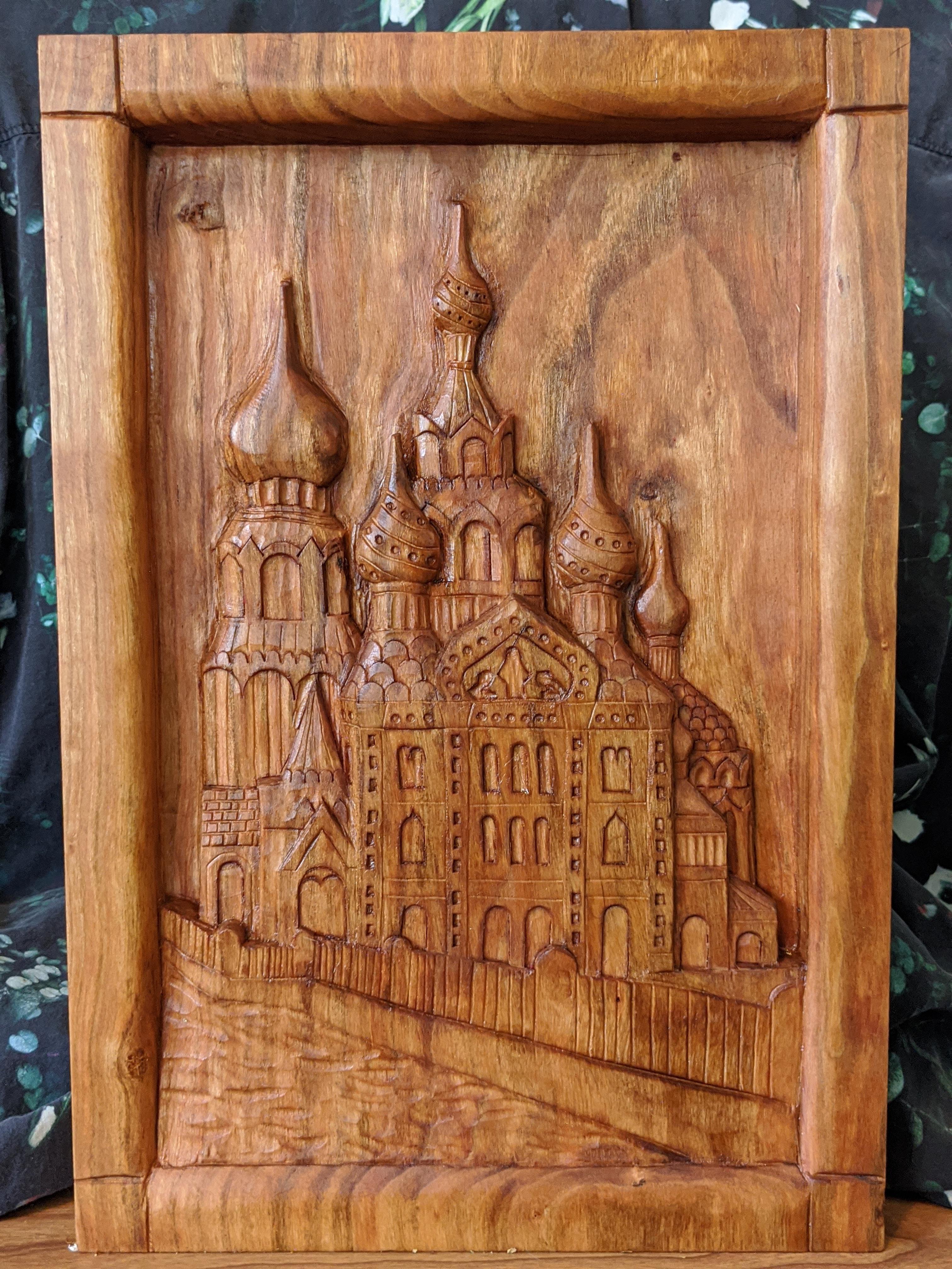 Spasa na Krovi carved in cherry | Scrolller