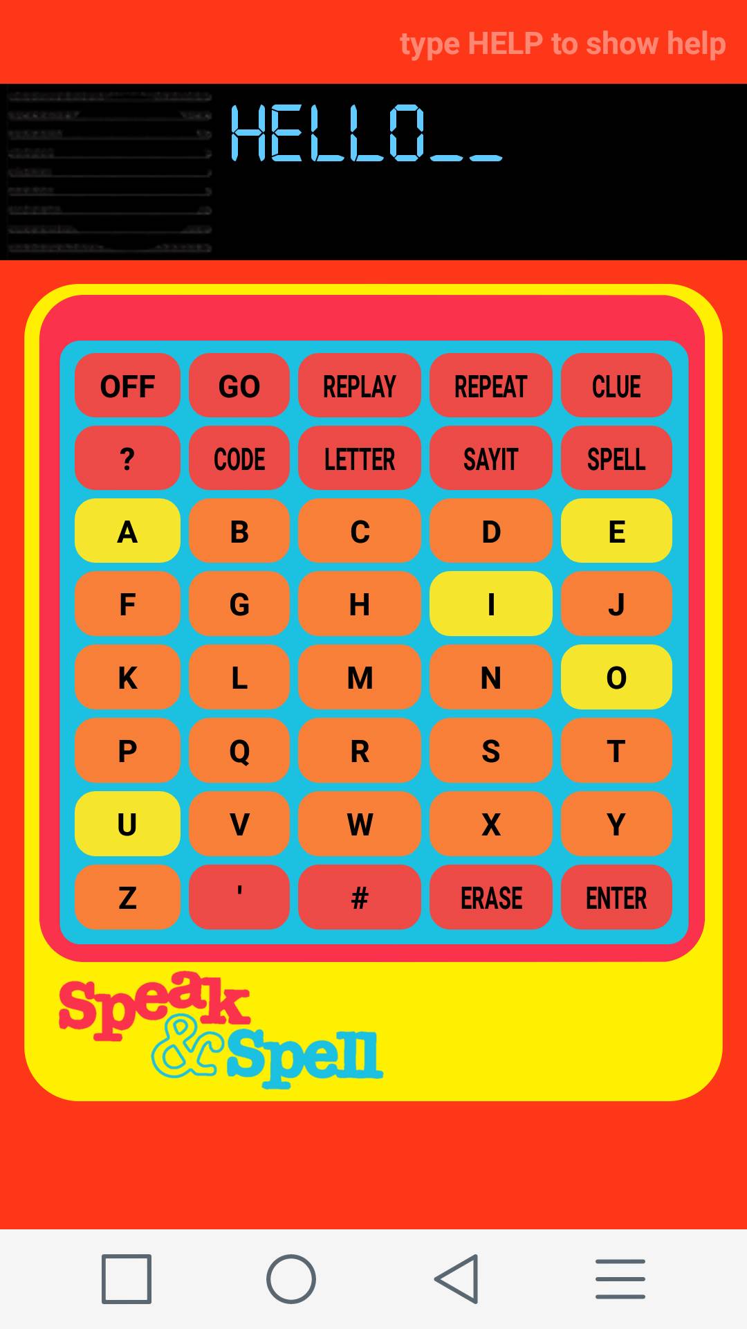 Speak N Spell app. Free from the Google Play store. | Scrolller