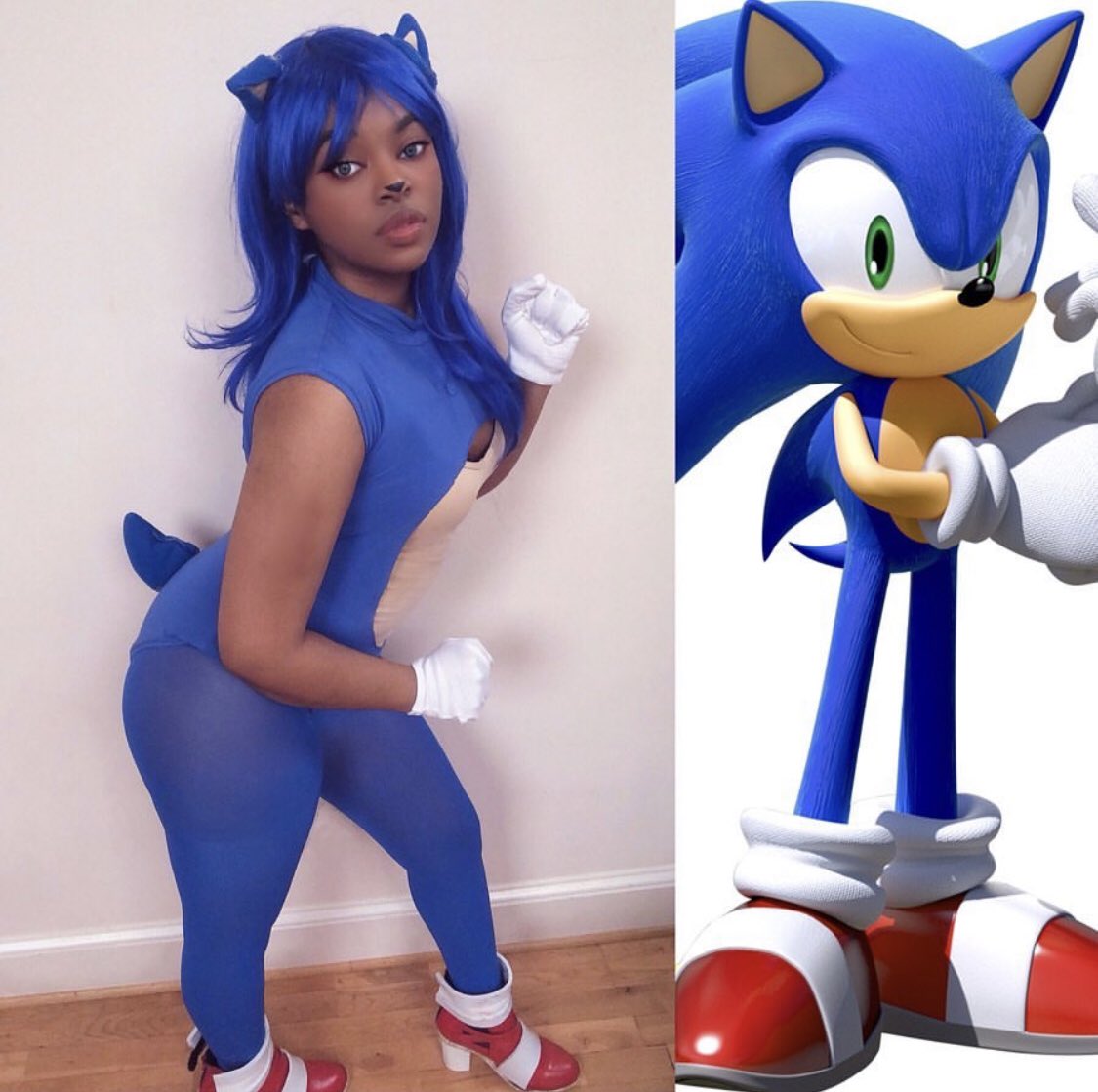 Spellanin as Sonic the Hedgehog | Scrolller