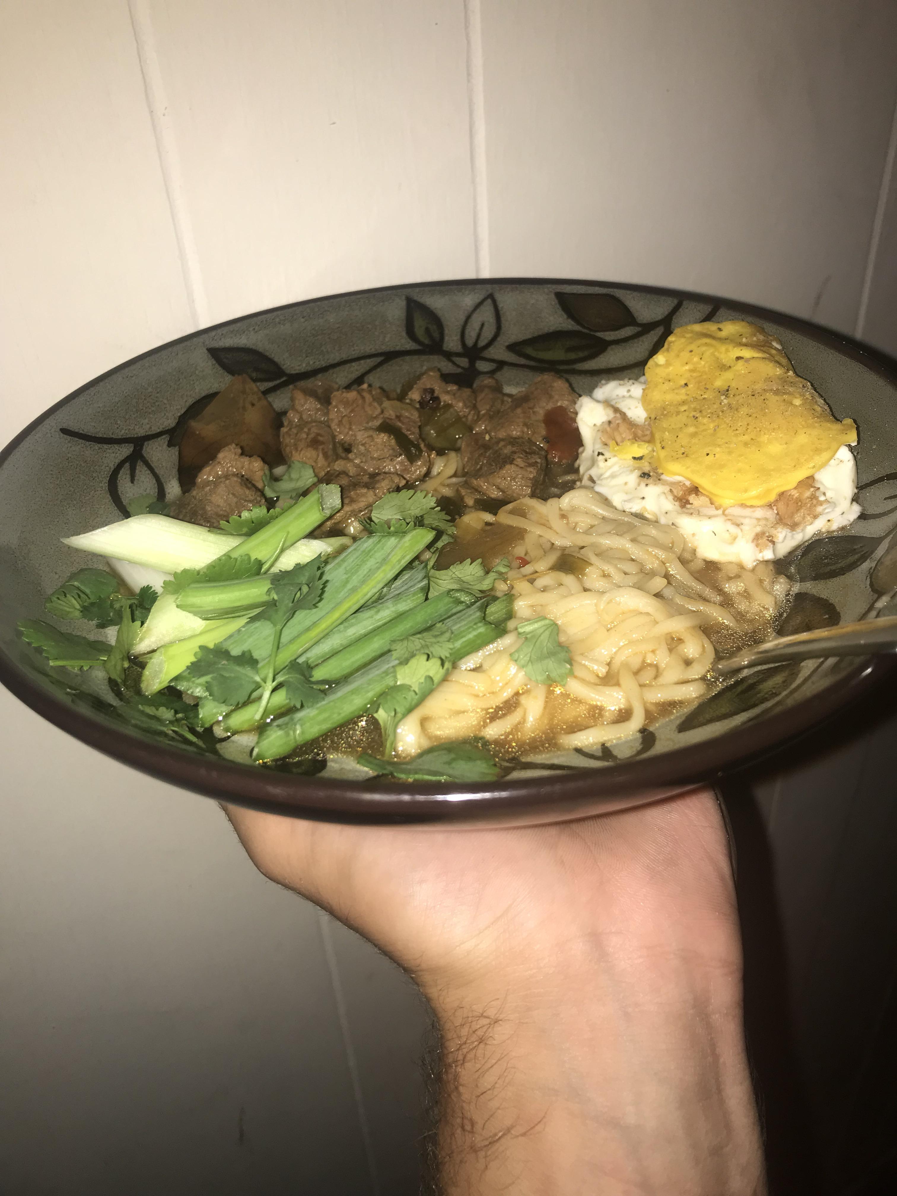 Spicy beef ramen my buddy’s wife made. | Scrolller