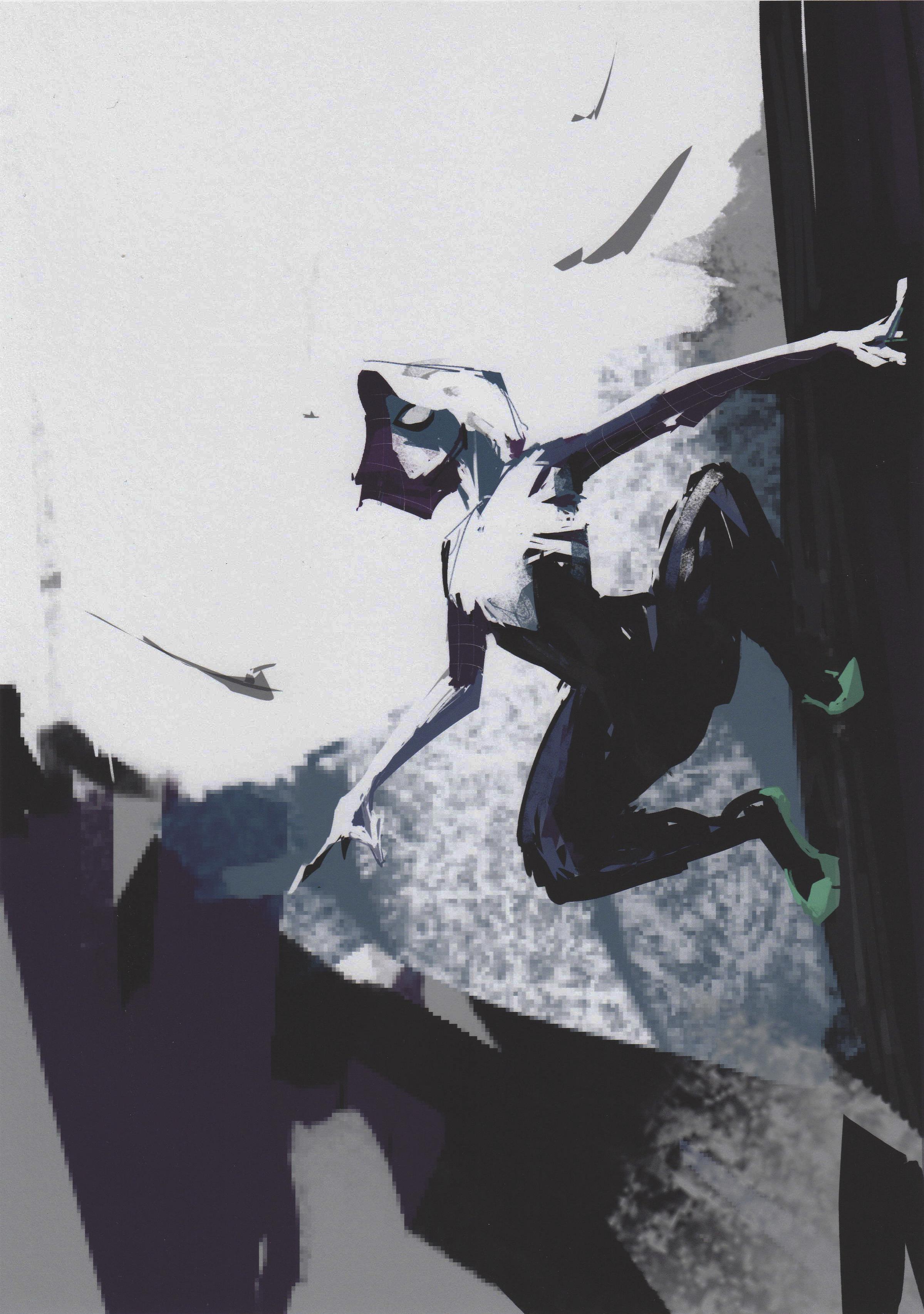 Spider Gwen Commissioned Art Scrolller