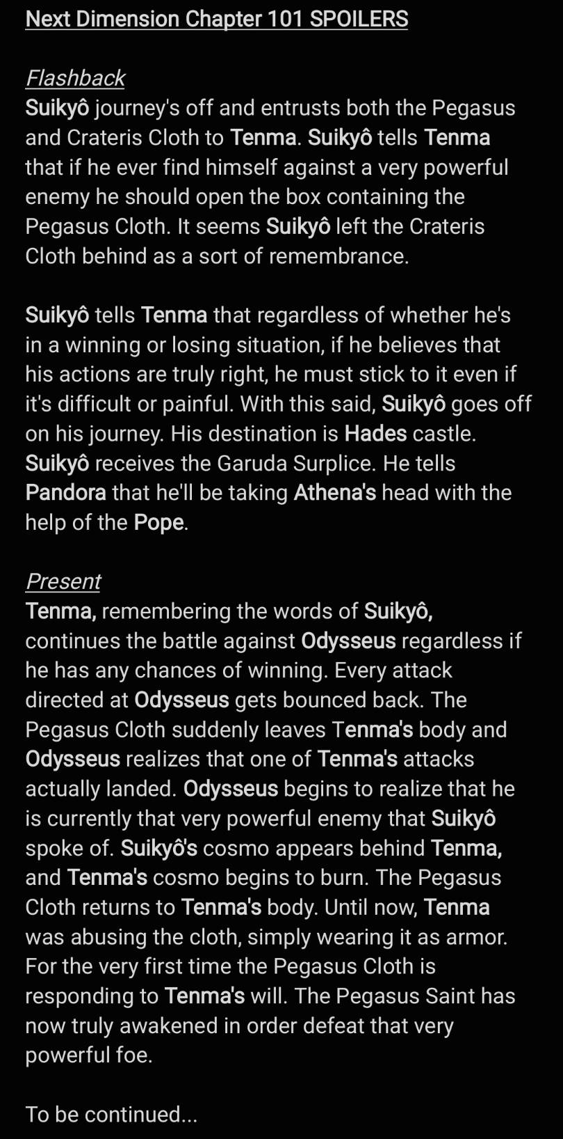 SPOILERS Next Dimension Chapter 101 (ENGLISH) | Scrolller