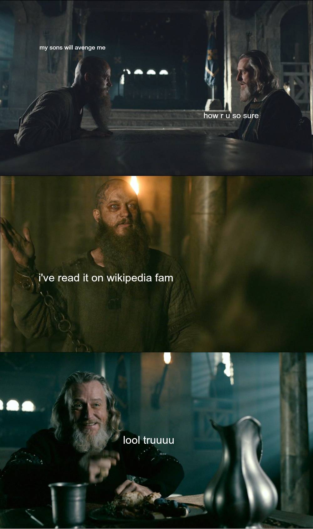 [SPOILERS]shitposting ecbert and ragnar [OC] | Scrolller
