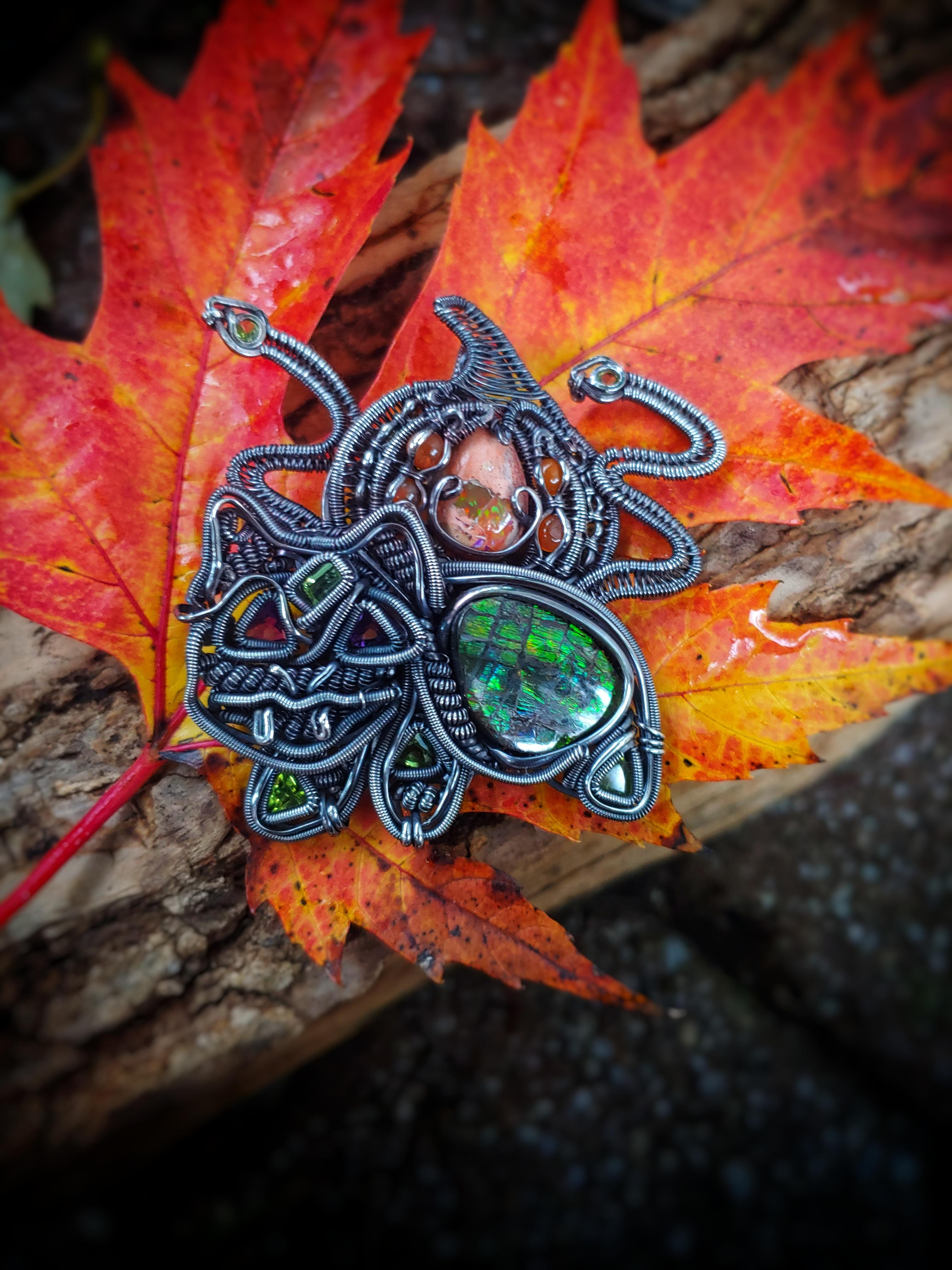 Spooky bulbasaur, me, wire wrap, 2020 | Scrolller