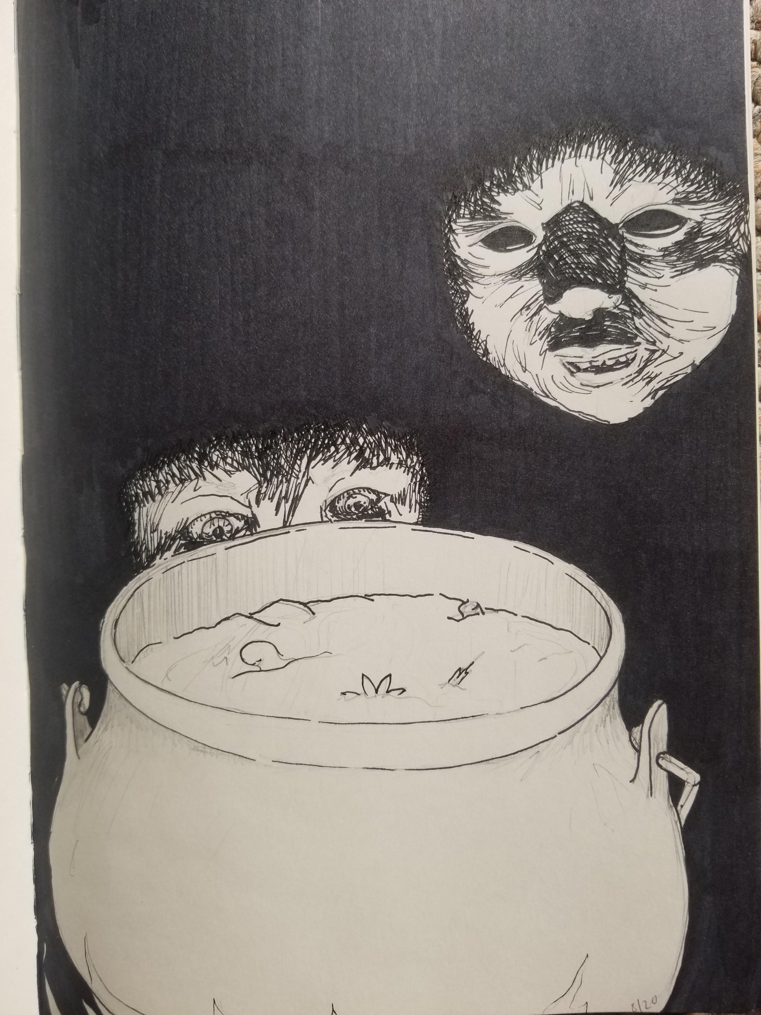 spooky season sketch: any advice? | Scrolller