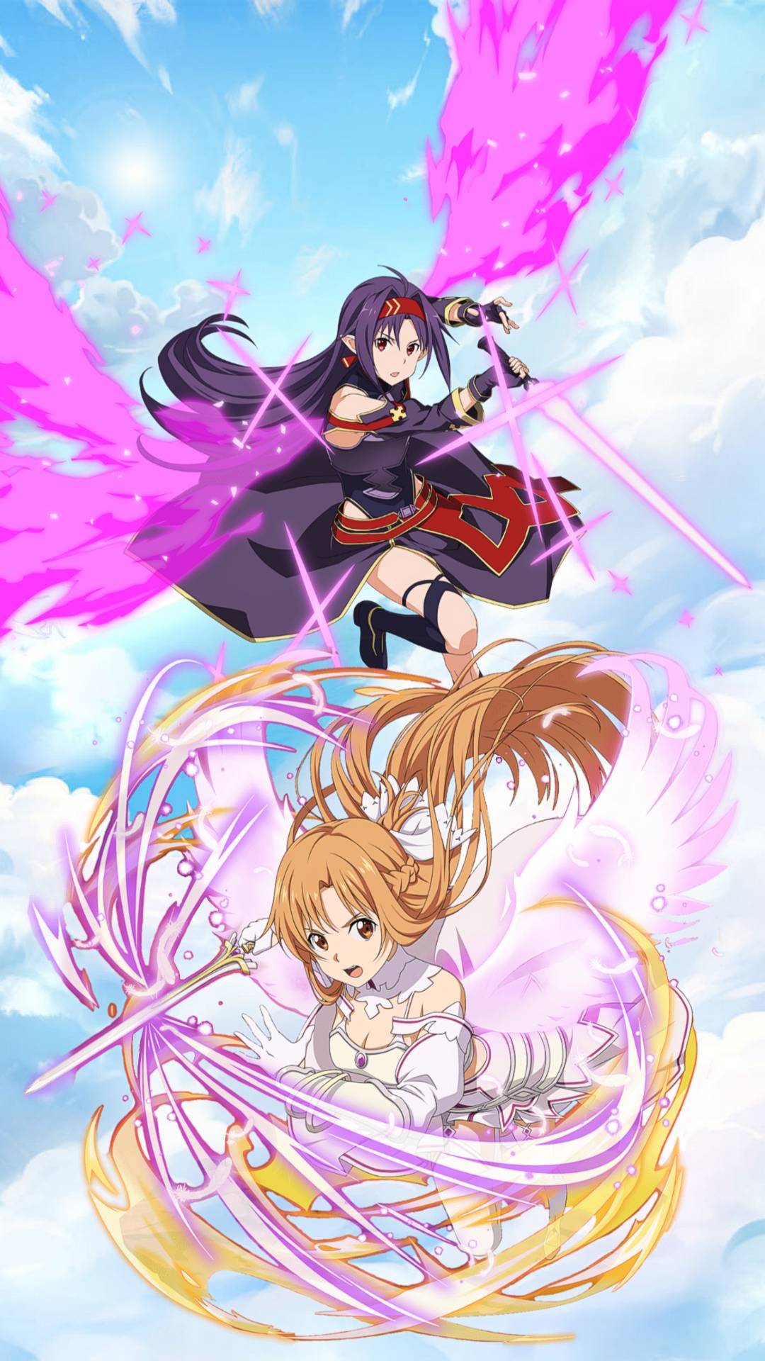 Stacia & Yuuki Phone Wallpaper | Scrolller