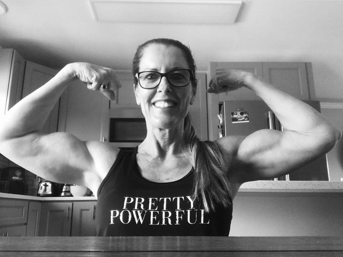 Stacy Killion. 54 years old and 14.5” biceps! | Scrolller