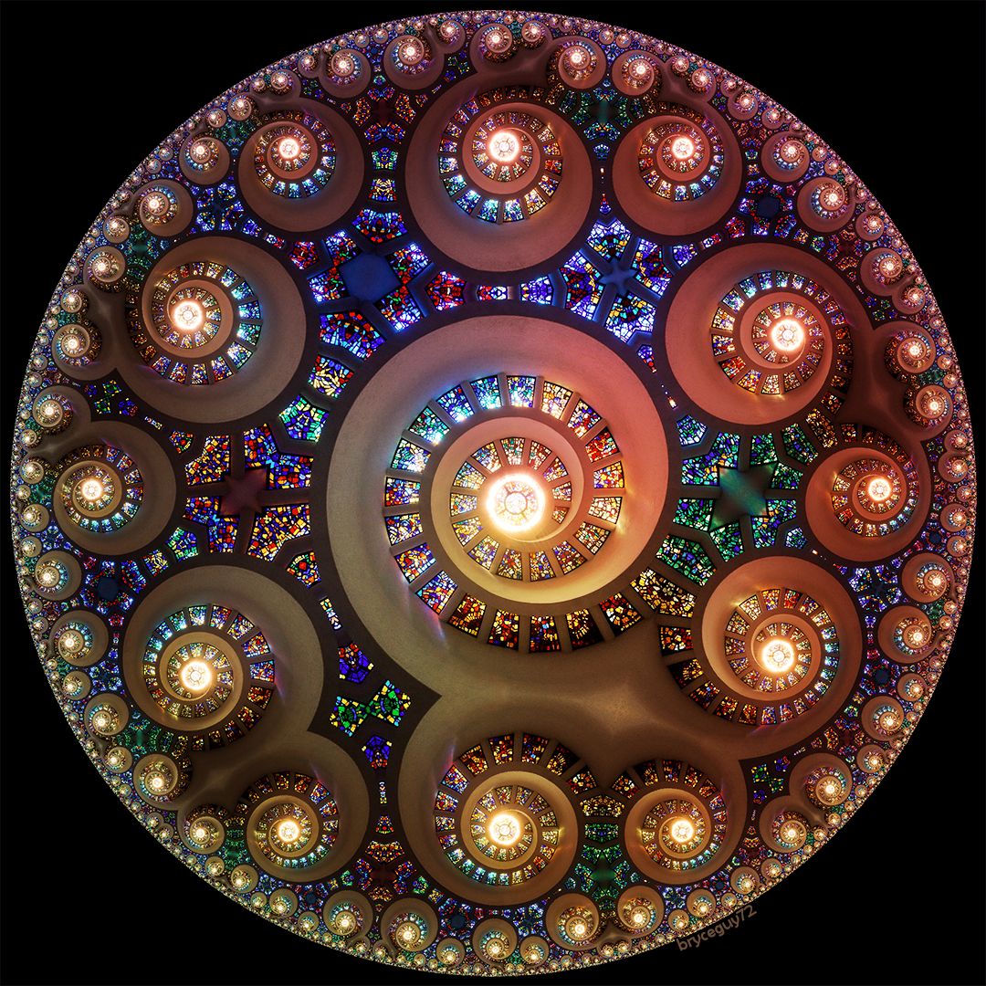 Stained Glass Dome (1080 x 1080) | Scrolller