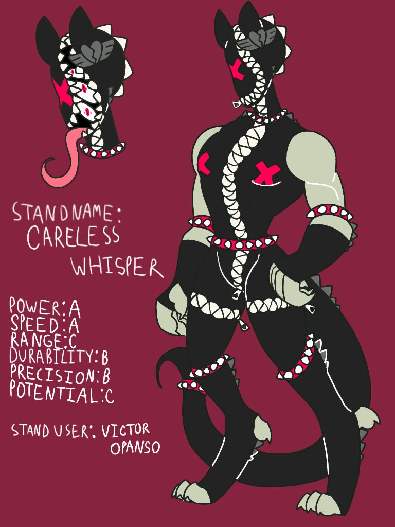 [STANDNAME]:Careless Whisper (Hey its a BDSM themed stand) | Scrolller