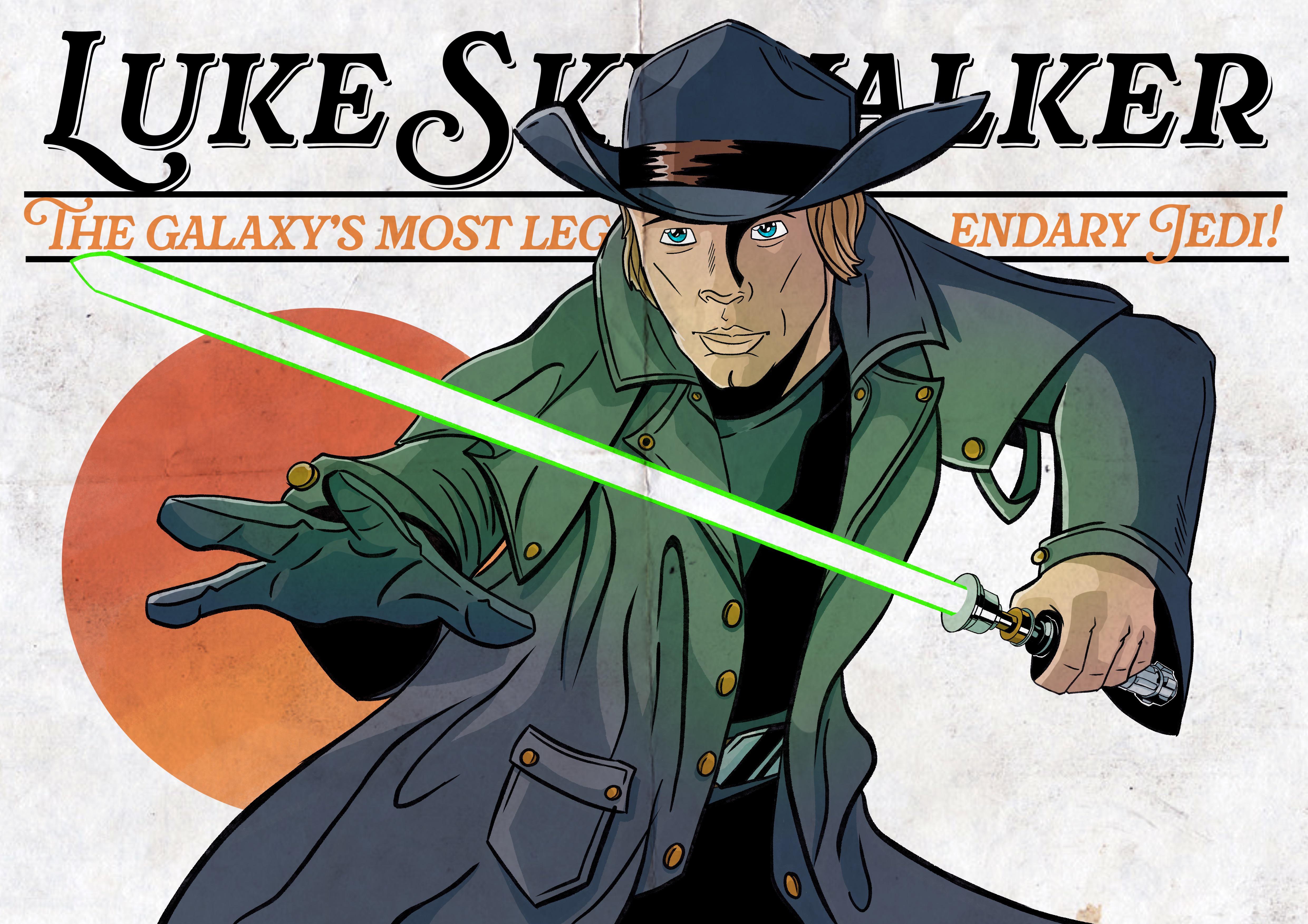 Star Wars as a western: Luke Skywalker | Scrolller