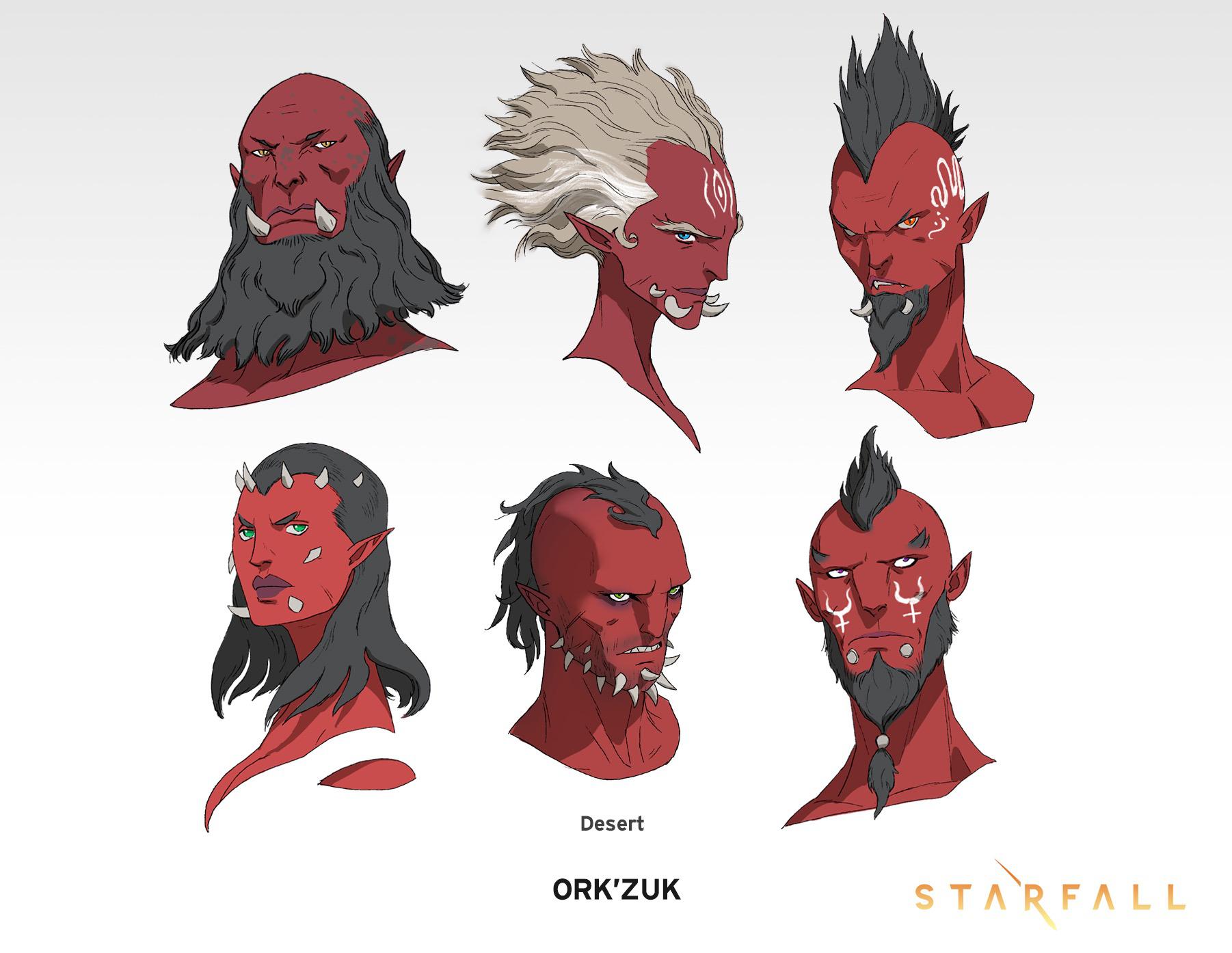 Red Orcs from our game Starfall | Scrolller