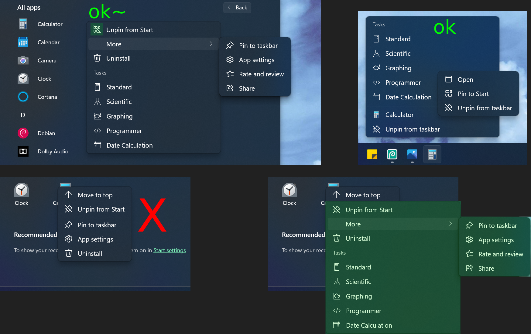 Discover more like Windows11: Start context menu basic features and Related Content | Scrolller