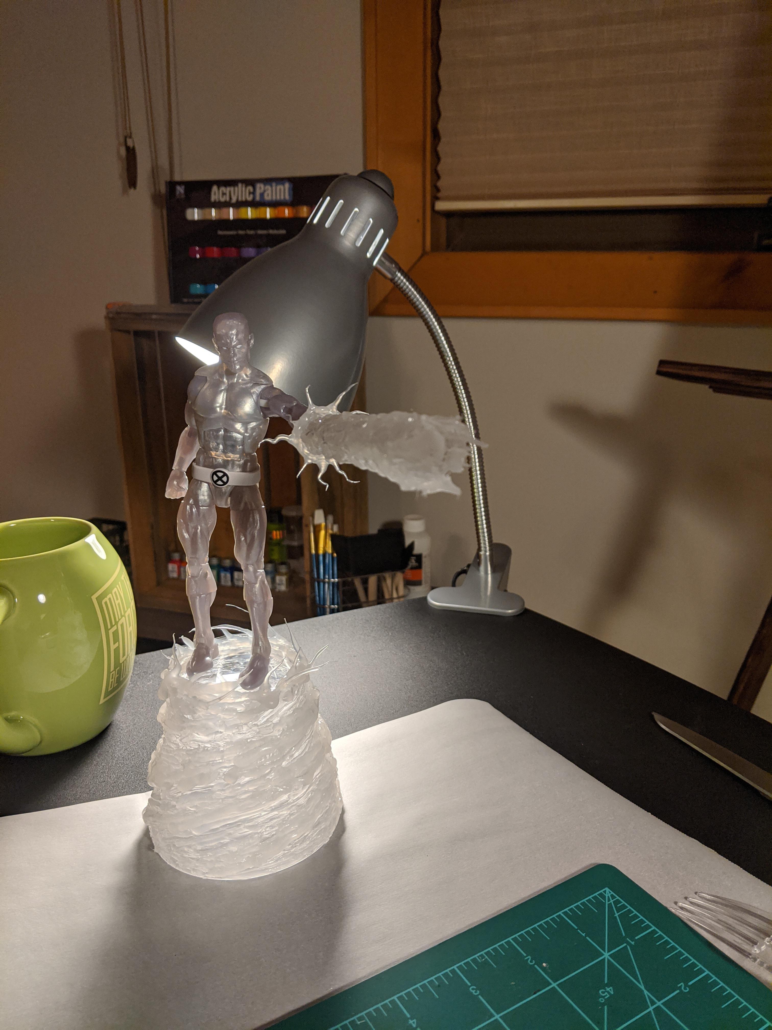 Started messing around with hot glue. I think it turned out okay for a first try. | Scrolller