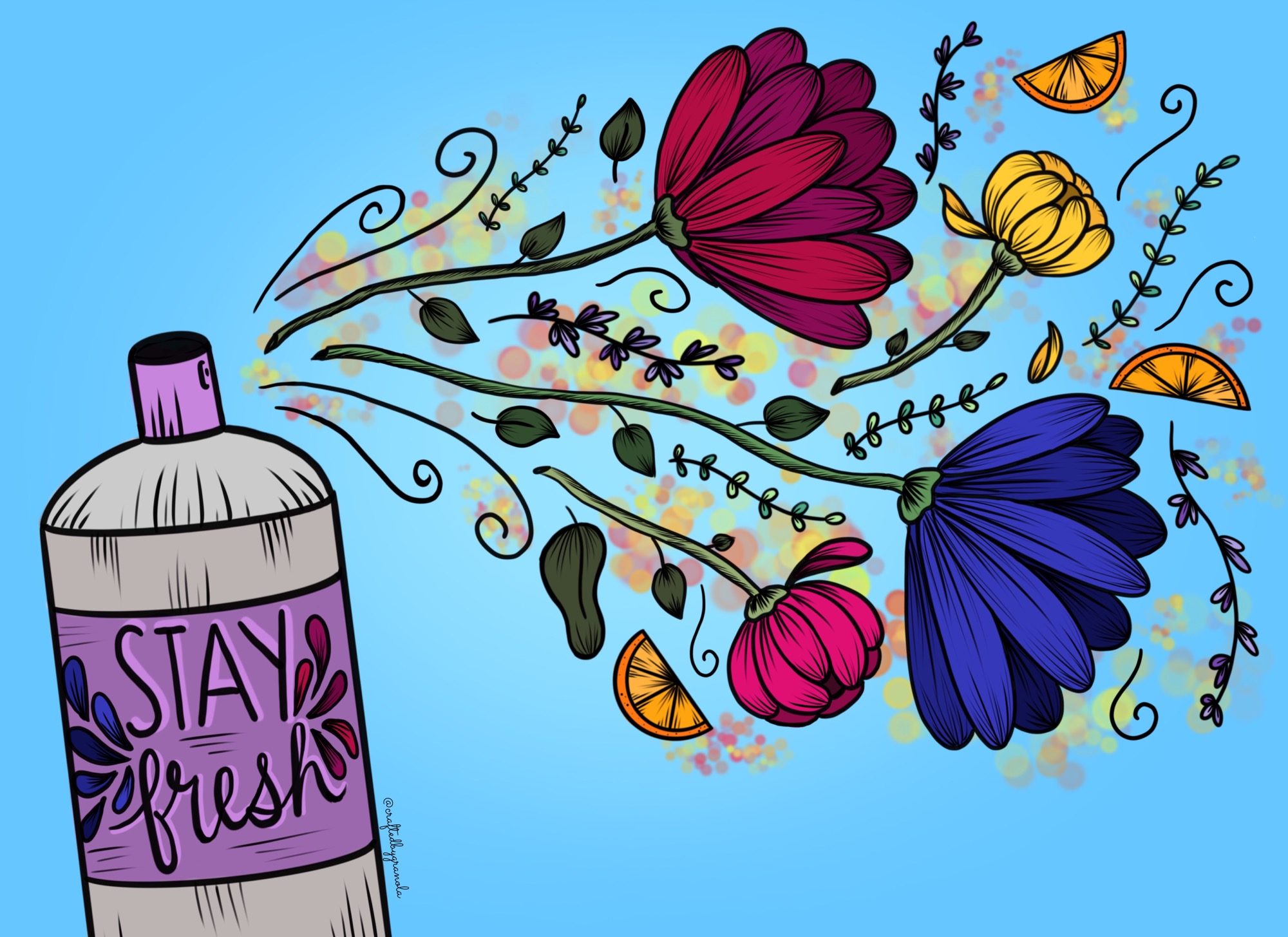 Stay Fresh, me, digital, 2019 | Scrolller