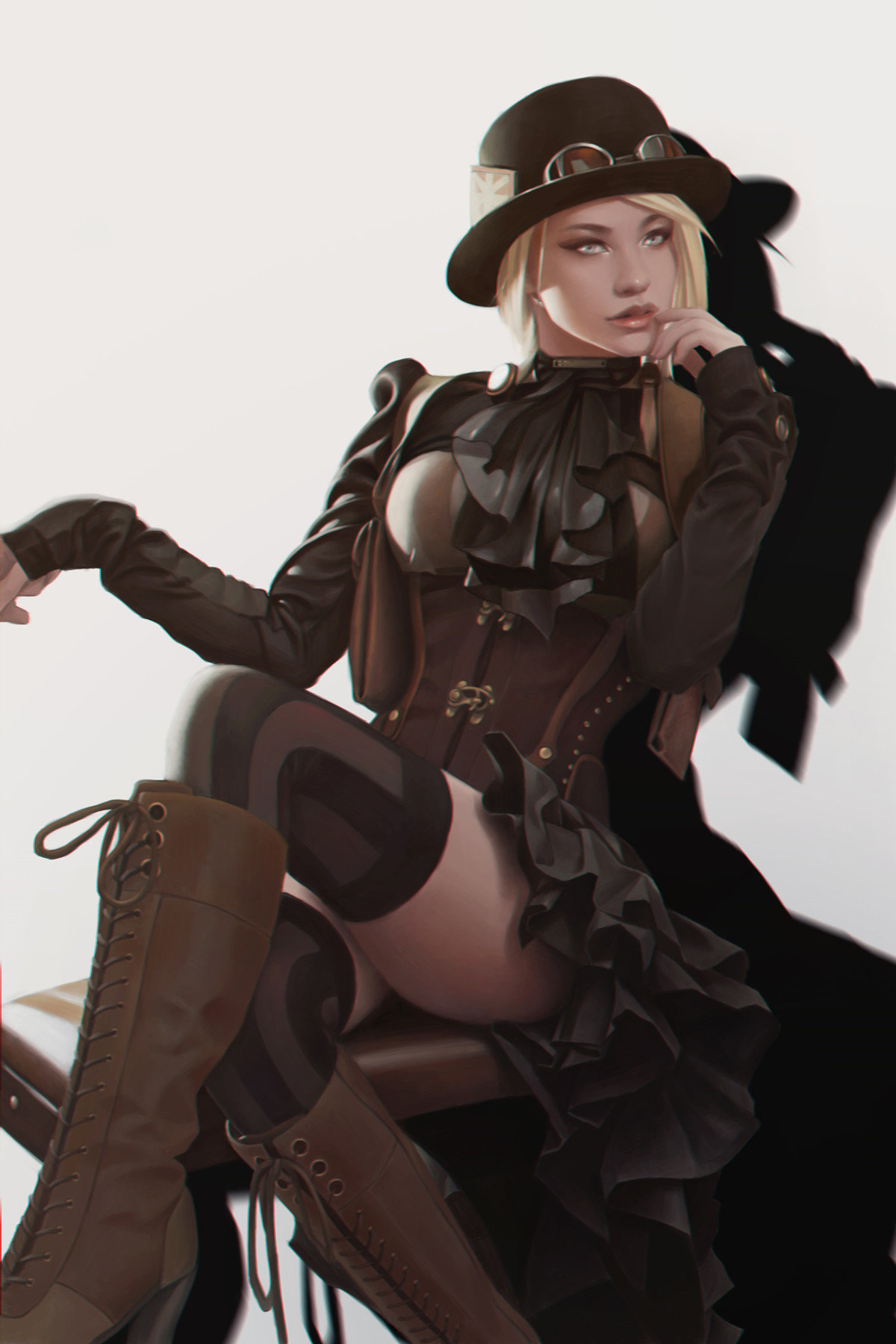 Steampunk Girl by Jey Rain | Scrolller