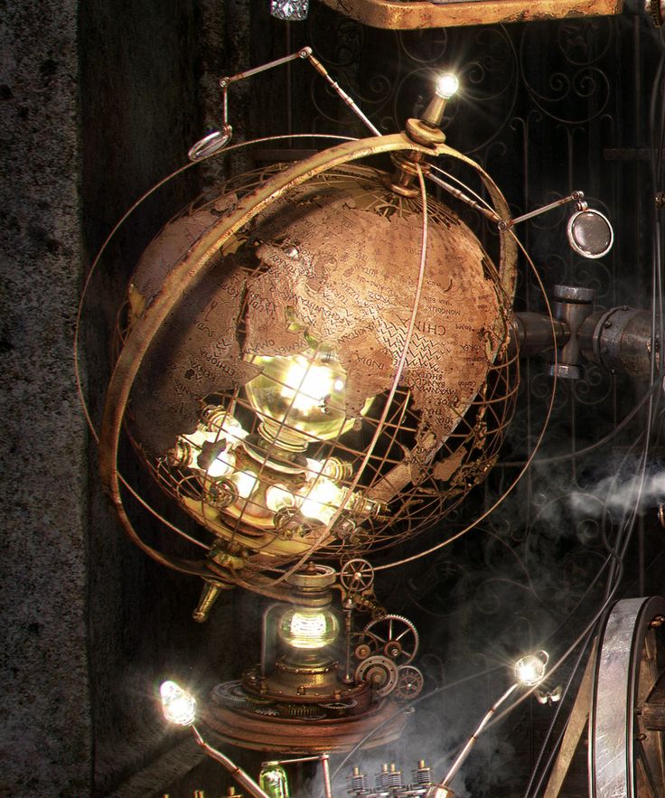 Steampunk Globe. | Scrolller