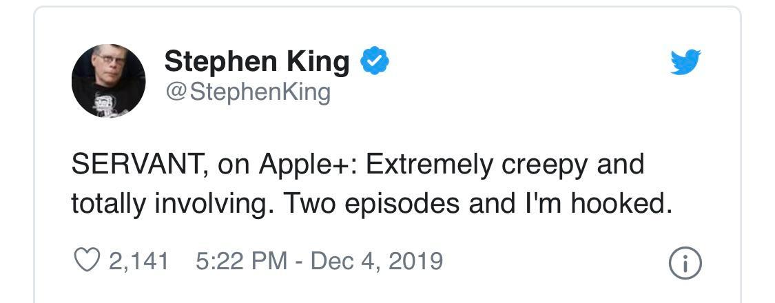 Stephen King is a fan | Scrolller
