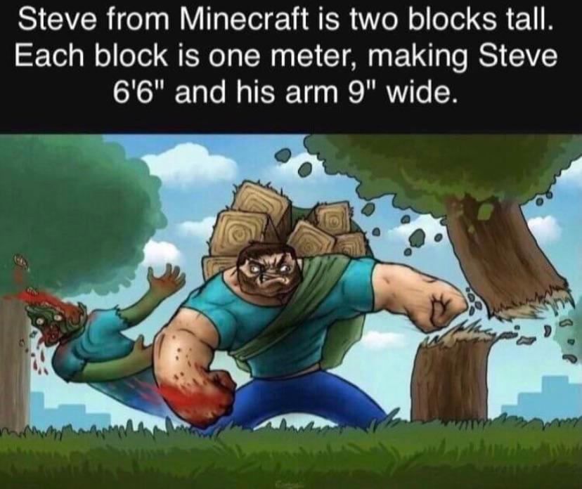 Steve is thicc | Scrolller