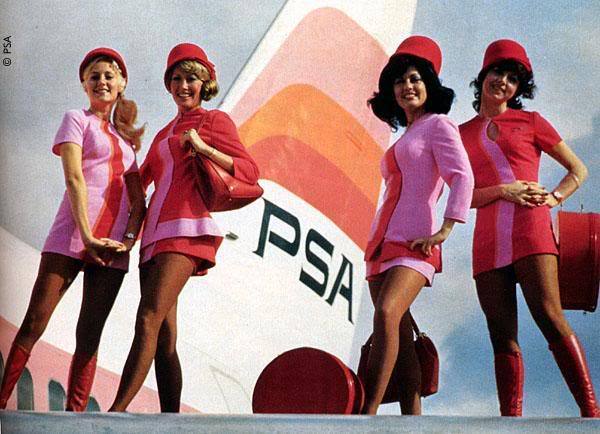 Stewardesses From Defunct PSA Late 60's | Scrolller