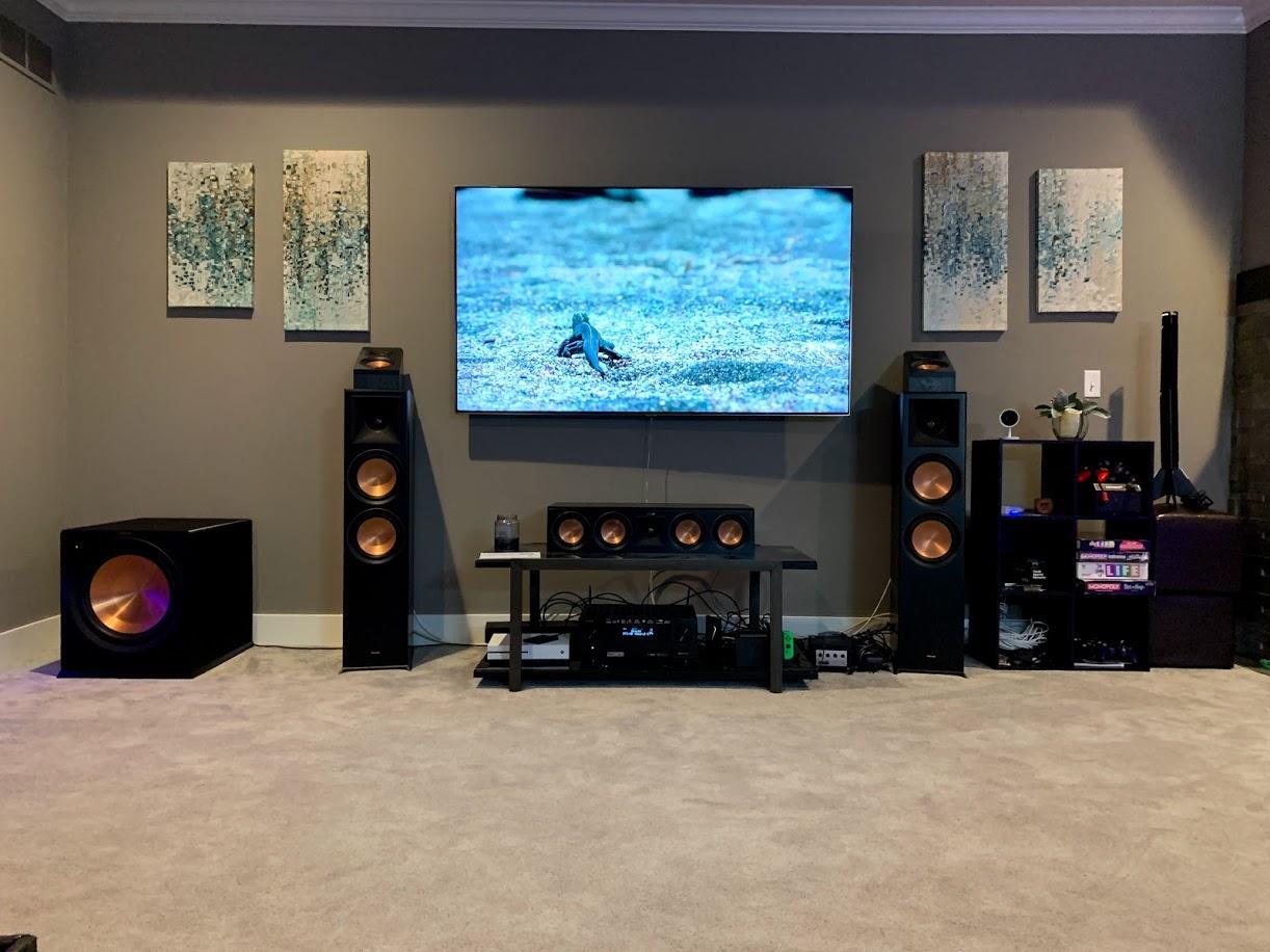 Still need to do some cable management work, but I'm thrilled with my new setup! RIP soundbar ...