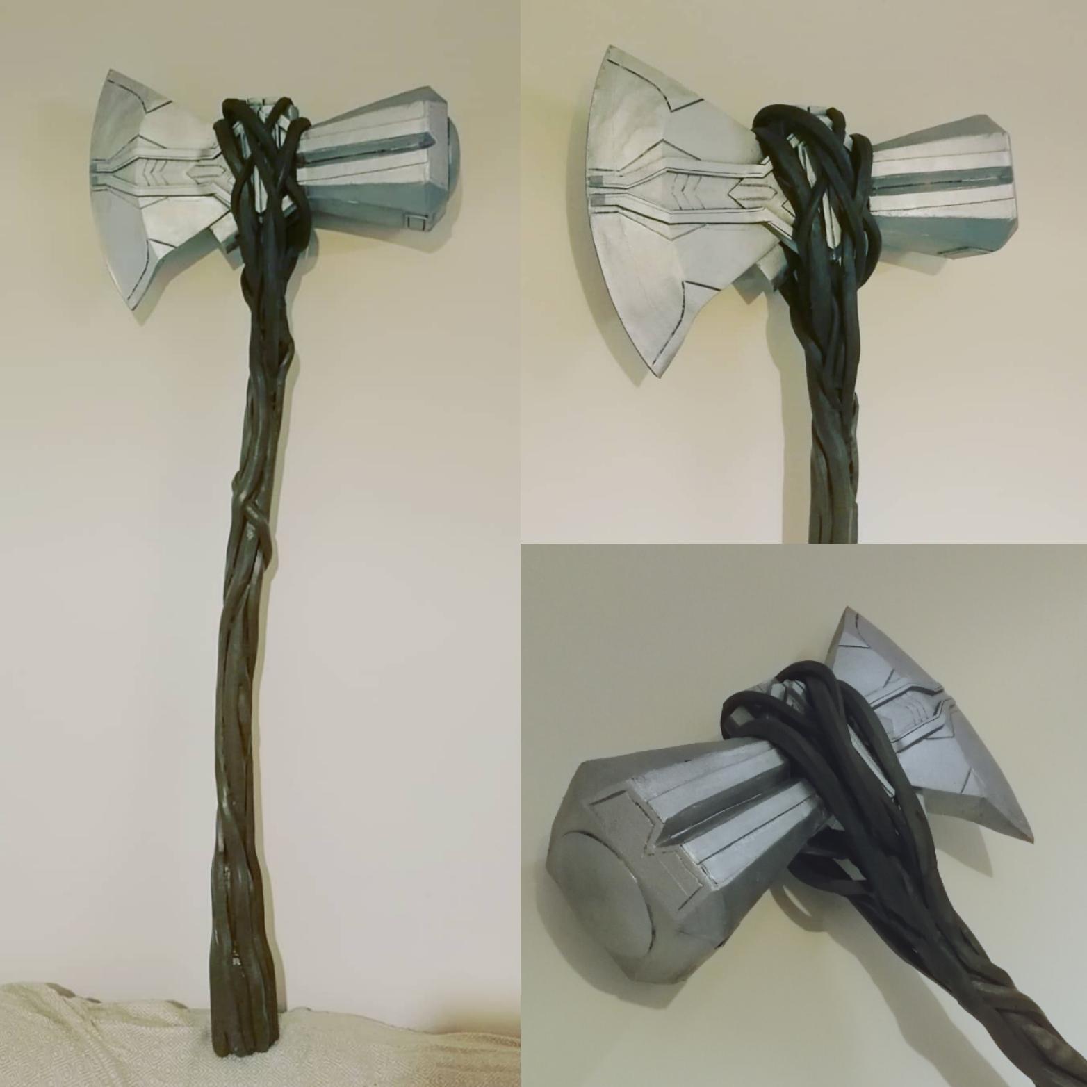 Stormbreaker Prop WIP Scrap Foam build | Scrolller