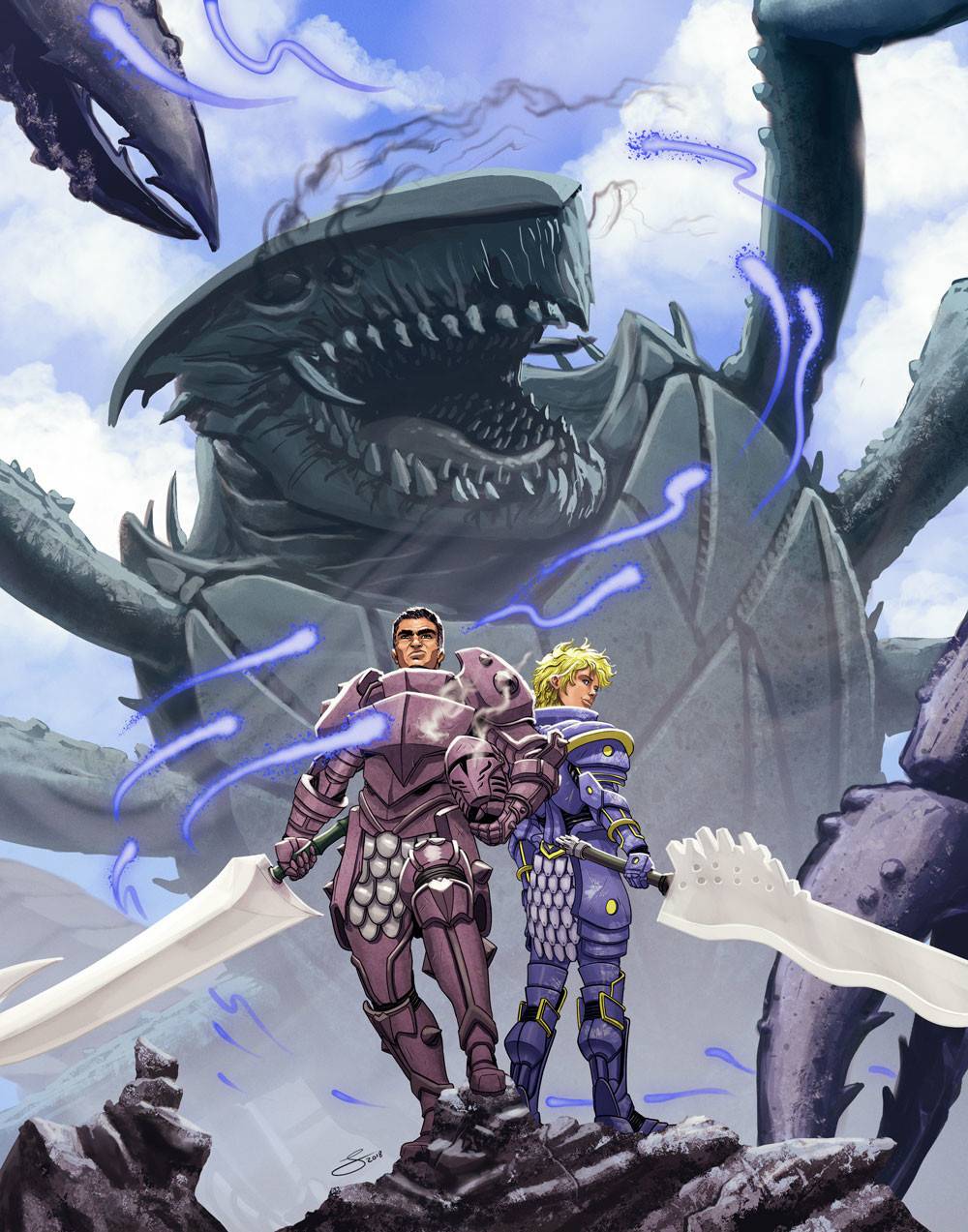 Stormlight Archive - Dalinar and Adolin by Eric Summers | Scrolller