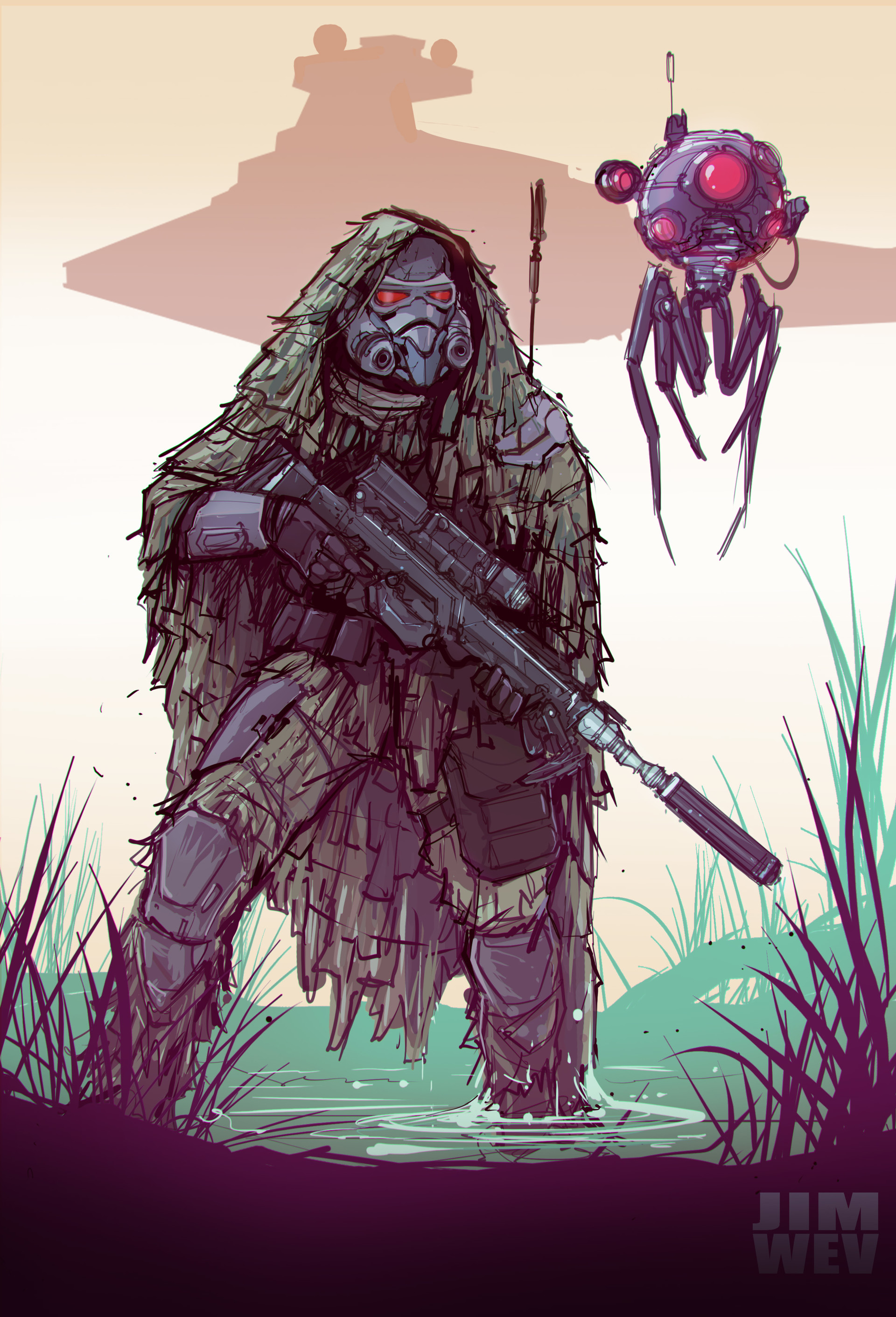 Stormtrooper Sniper by James Wetherell | Scrolller