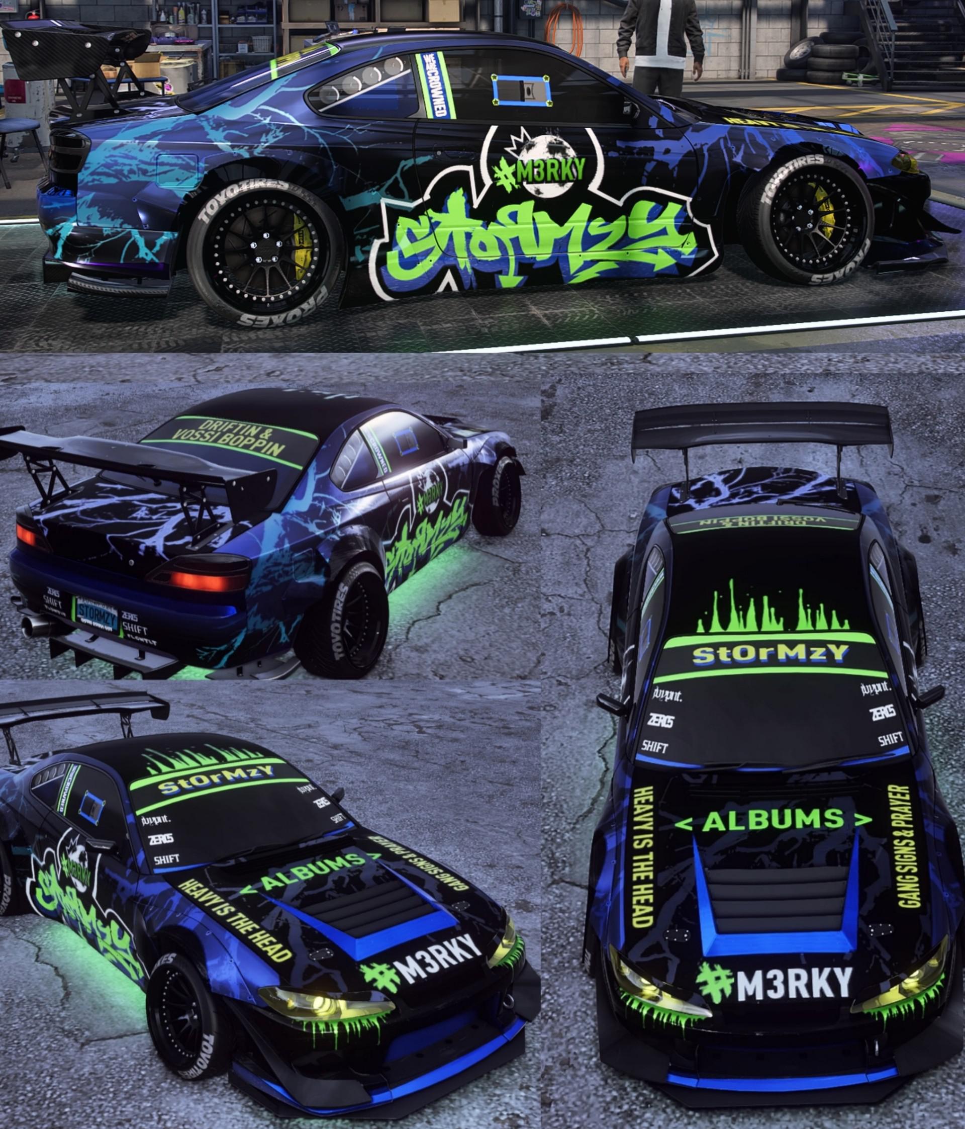 Stormzy wrap for the Nissan Silvia Spec-R Aero '02 in Need For Speed-Heat (PS4). Shared to the ...